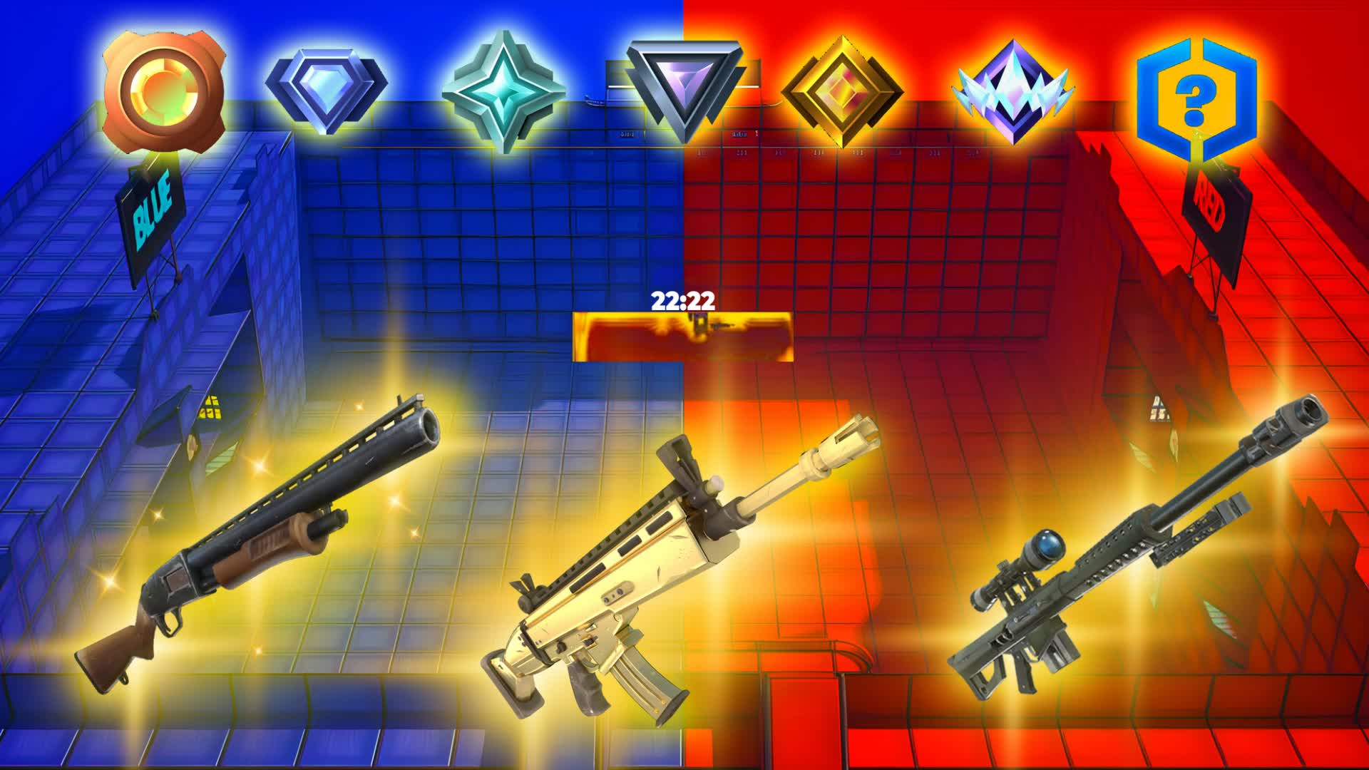 🔴 EURO Red VS Blue 🔵 (RANKED) 8222-8674-6942 by arctyplays - Fortnite ...