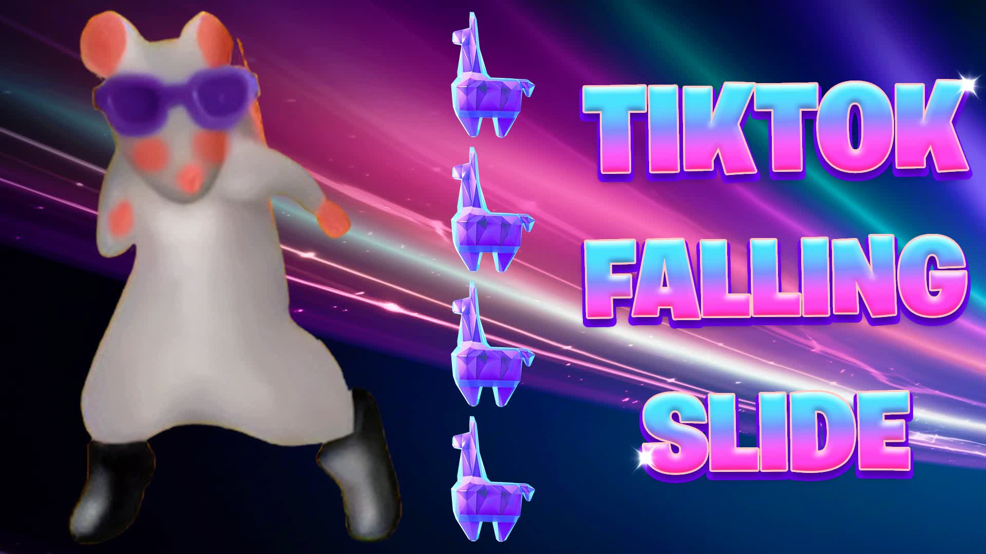 🕹️TIKTOK FALLING INFINITE SLIDE⭐ 8166-5014-3761 by rwxr - Fortnite