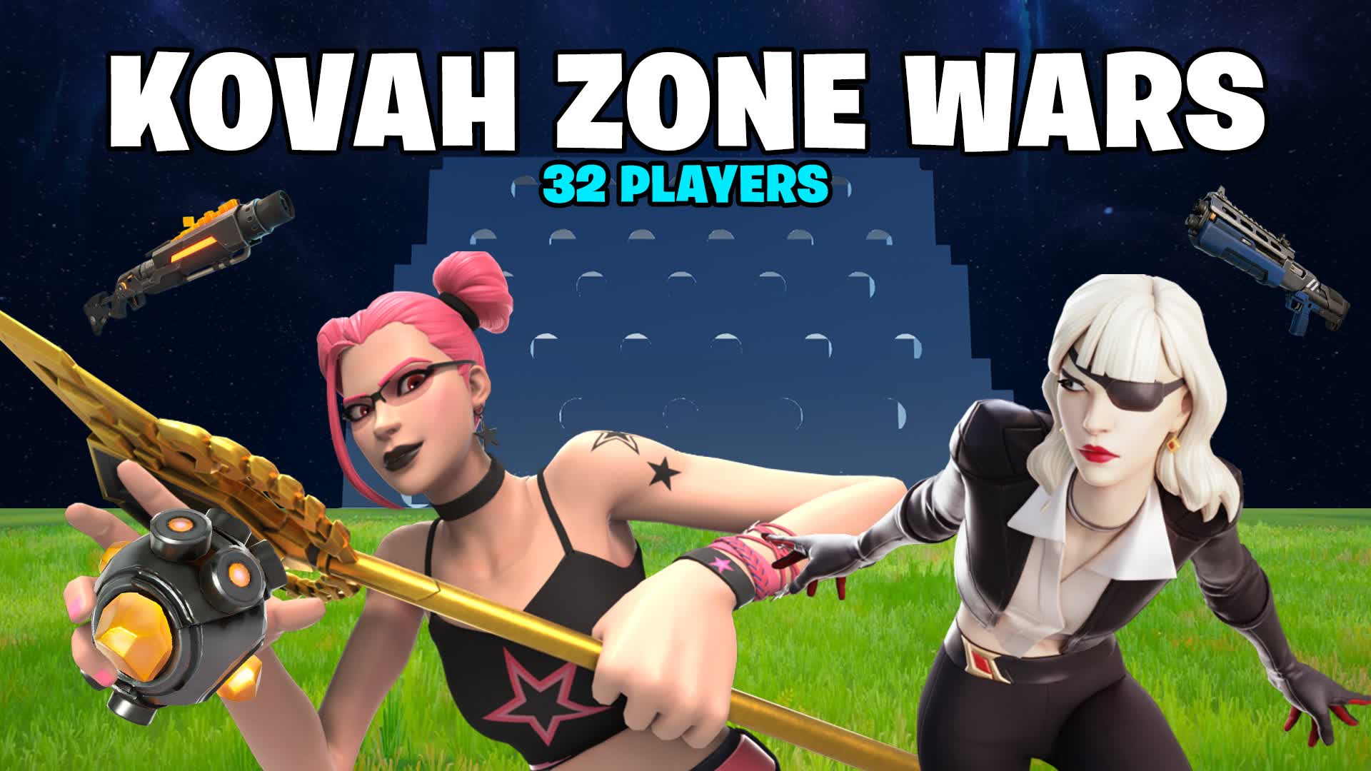 KOVAH ZONE WARS (32 PLAYERS) 2214-4077-7955 by kovah.maps - Fortnite ...