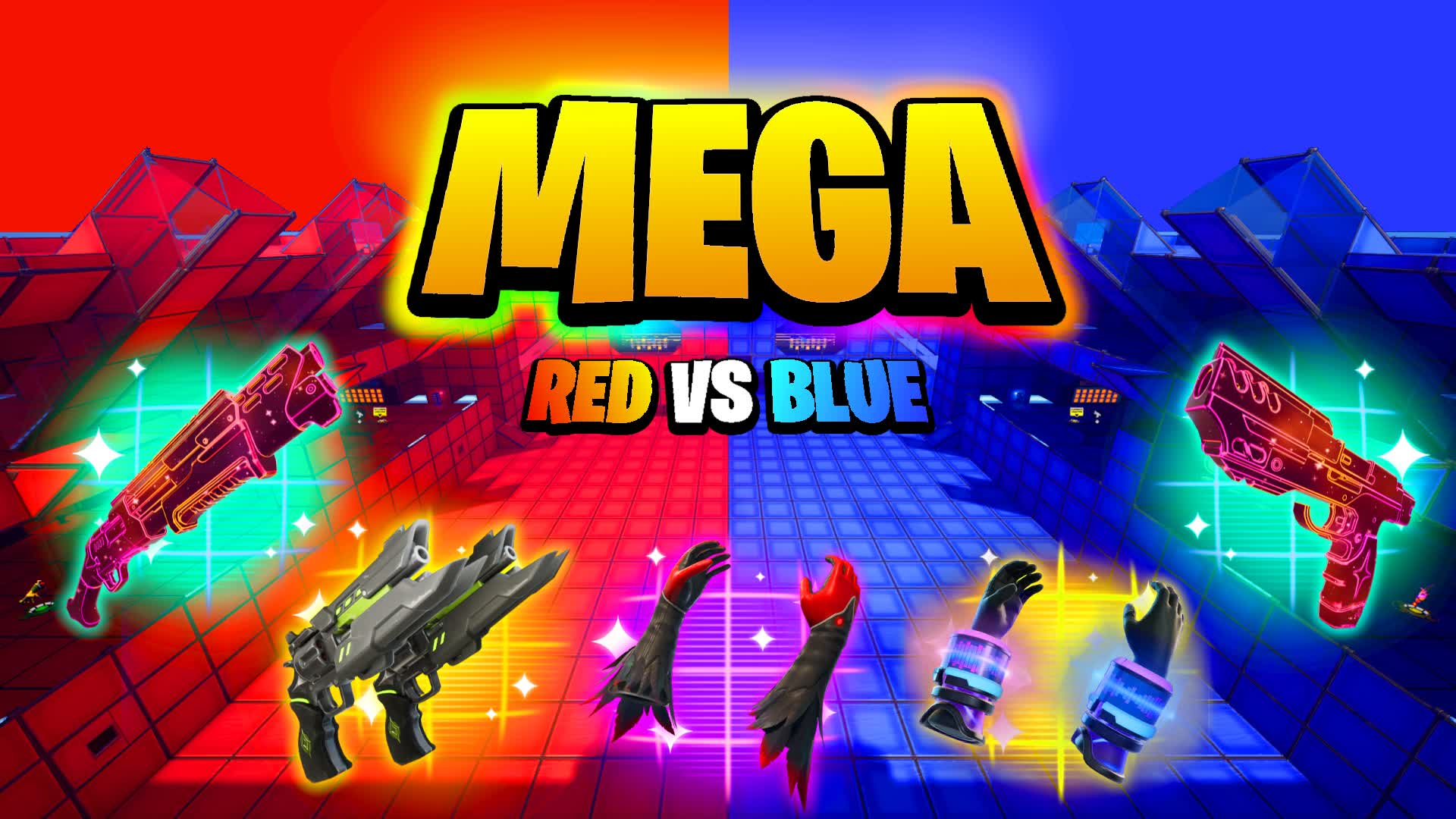MEGA RED VS BLUE 🔴🔵 1278-4106-1418 by quaid - Fortnite Creative Map ...