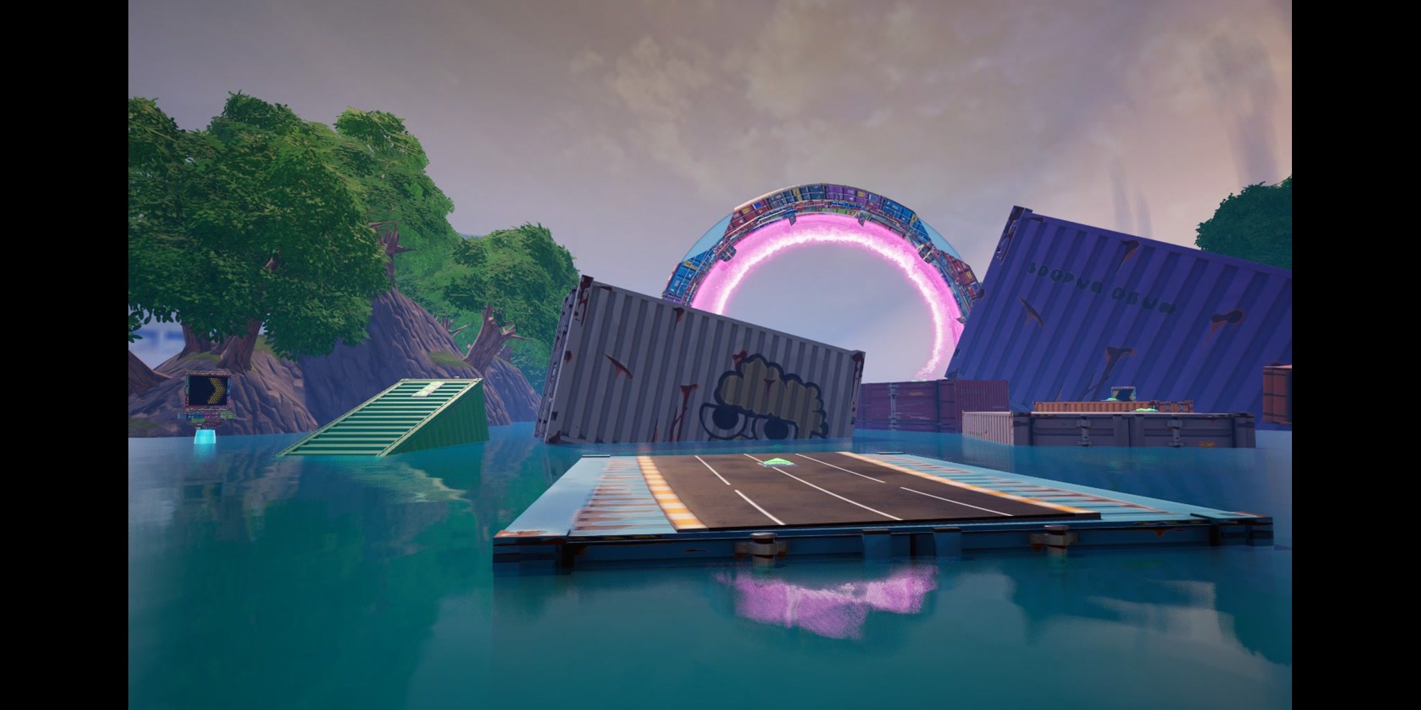 Submerged Containers Racer 2865-3303-6418 by bigols - Fortnite Creative ...