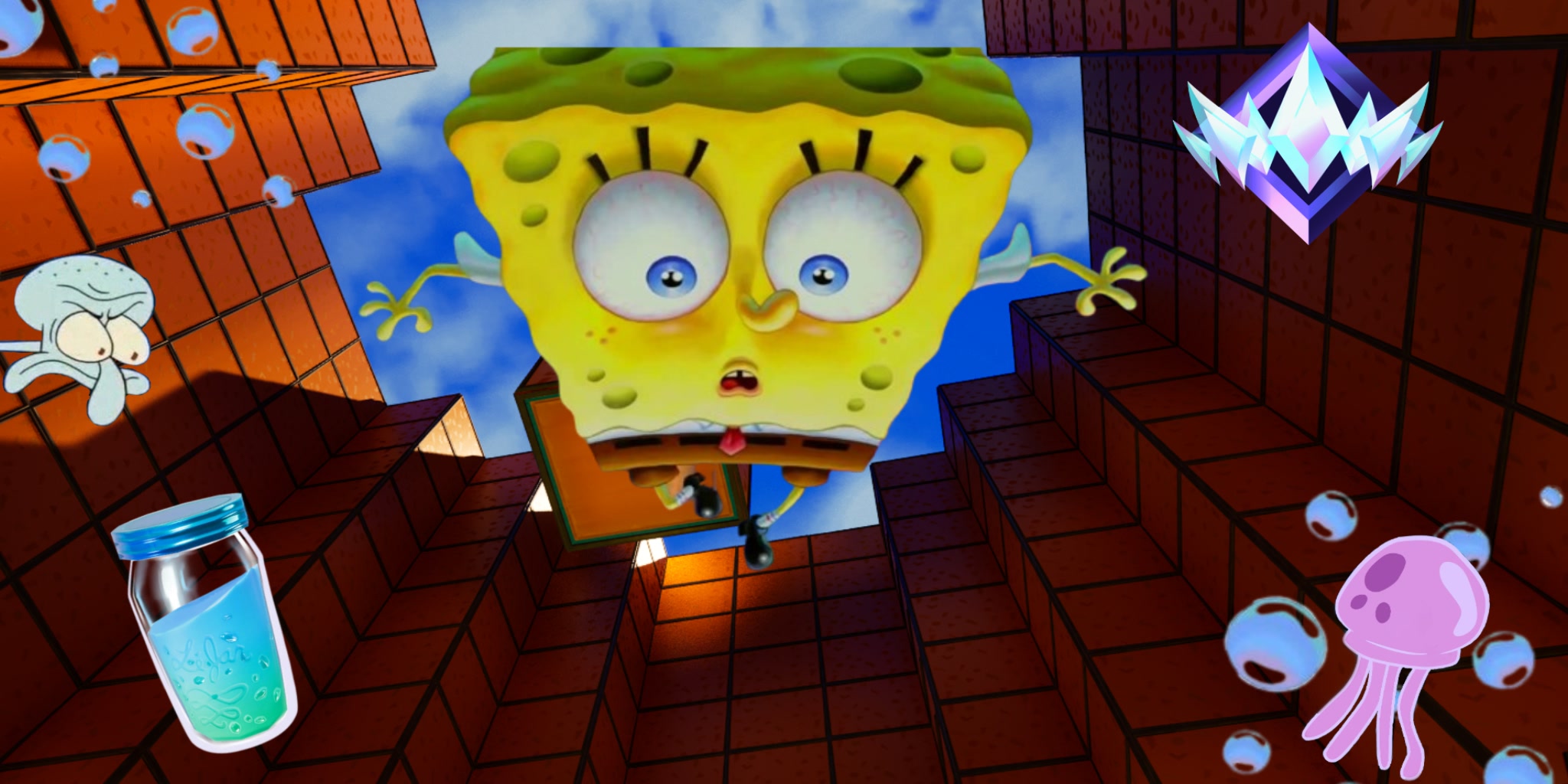 the pit - spongebob 6854-1208-6261 by r0anfn - Fortnite Creative Map ...