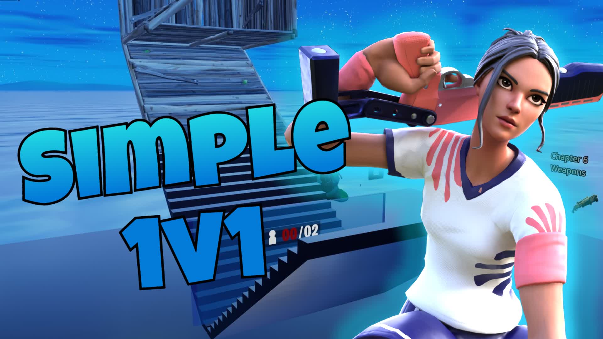 Simple 1v1 Chapter 6 Weapons 5317-1978-1438 by zuvii - Fortnite Creative Map Code - Fortnite.GG