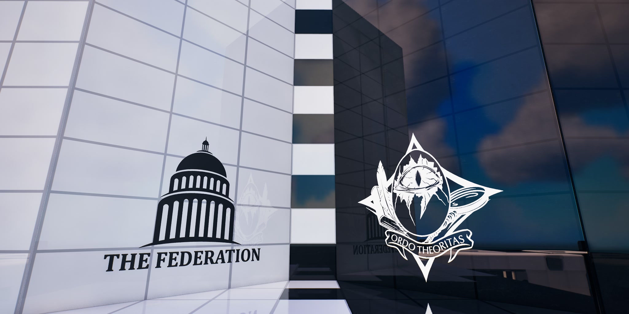 ⬜ Federation VS Ordo Theoritas ⬛ QSMP 1763-4564-6041 by archerstudios ...