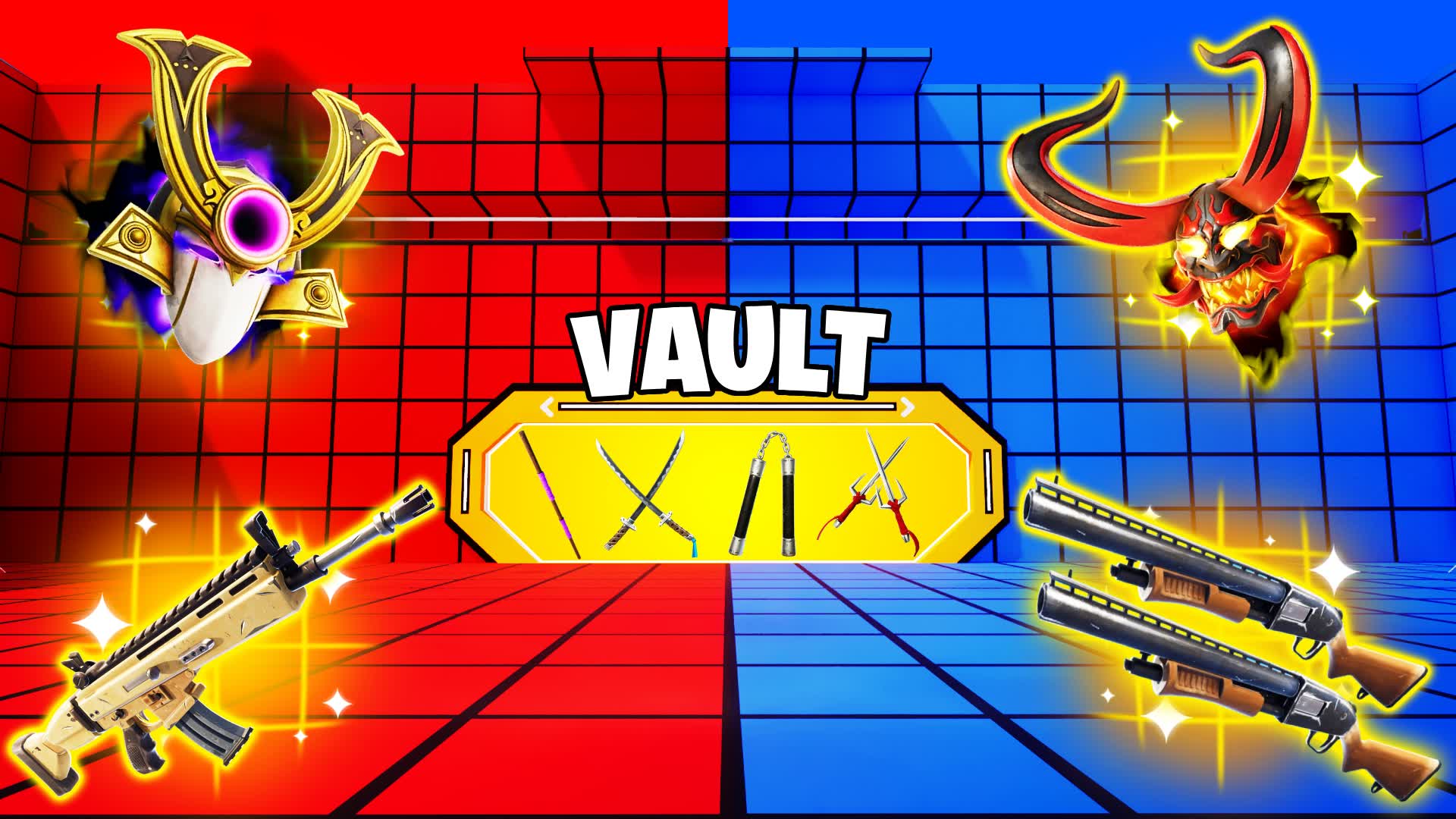 gilljus tarafından üretilen RED VS BLUE - TMNT 🔴🔵 6421-2334-3765 - Fortnite