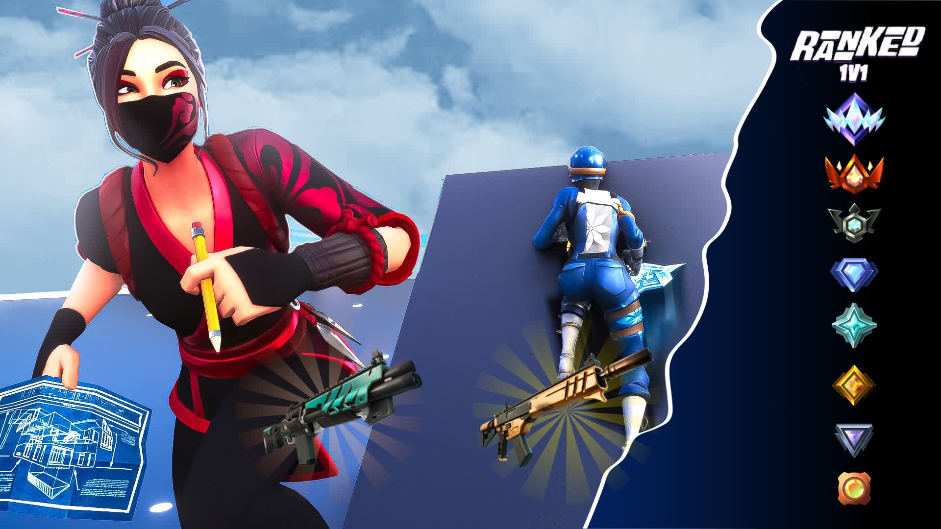 RANKED 1V1 5020-6562-1620 by martim14 - Fortnite Creative Map Code - Fortnite.GG