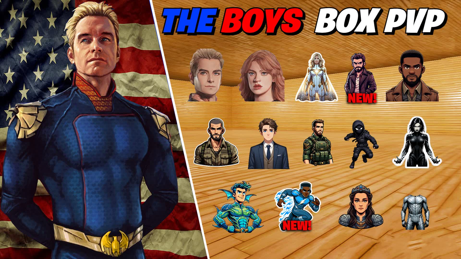 🦸THE BOYS BOX PVP📦 9634-7069-7638 by vendora - Fortnite Creative Map ...