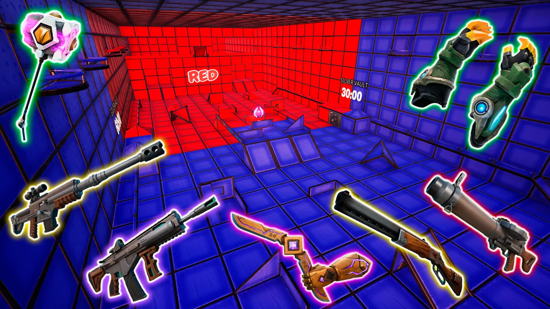 SUPER 🔴 RED VS BLUE 🔵 6511-4434-5008 by vascalir - Fortnite.GG