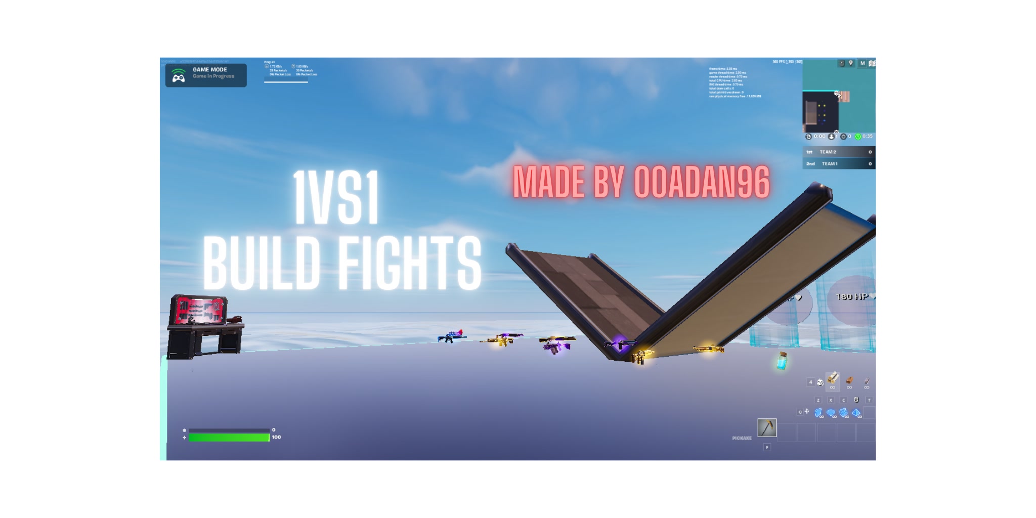 1vs1 BUILD FIGHT BY 00ADAN96 4084-2752-7513 by 00adan96 - Fortnite Creative Map Code - Fortnite.GG