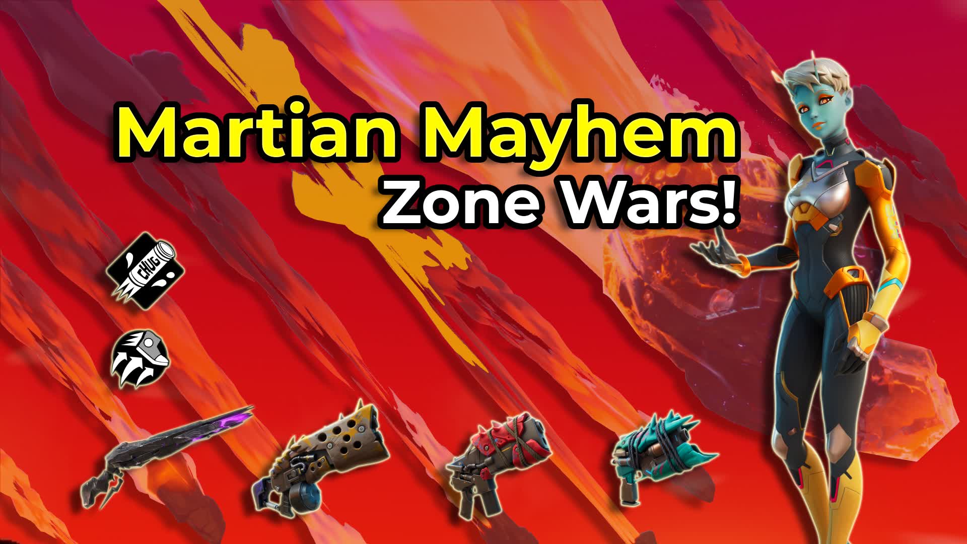 Martian Mayhem Zone Wars - 2696-0010-0646 | Fortnite Zone