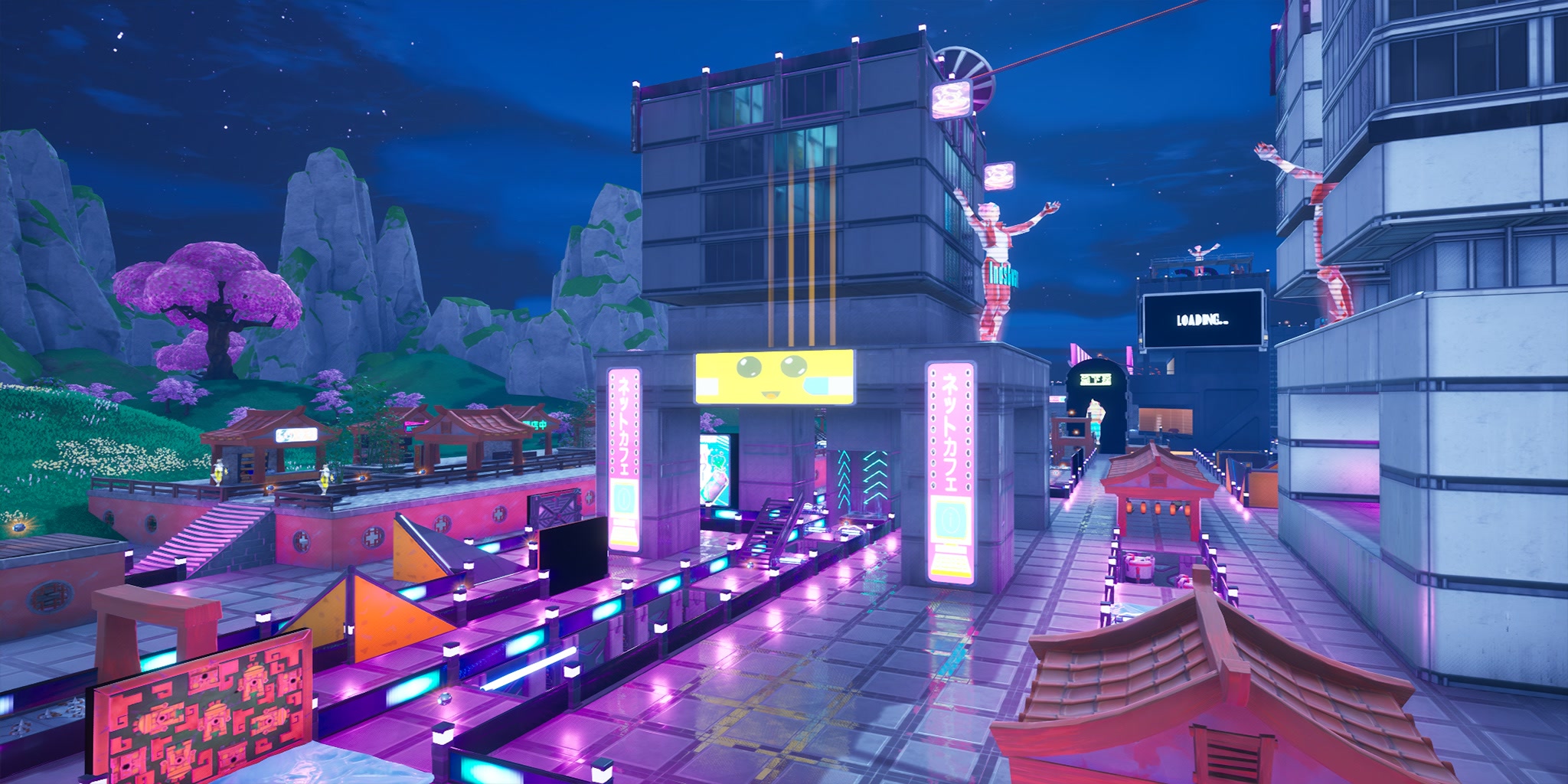 Cyber City Parkour 6130-9033-0539 by pyrox - Fortnite Creative Map Code ...