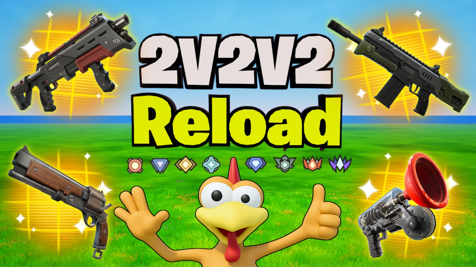 2v2v2 Reload Chicken 2v2 Realistics FFA 6818-3898-5846 by zephiiir ...