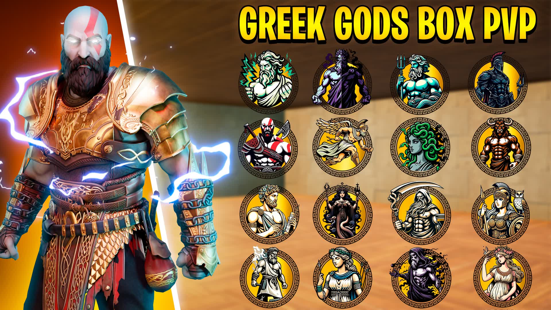 GREEK GODS POWERS BOX PVP📦 2568-4807-9516 by steiner - Fortnite ...