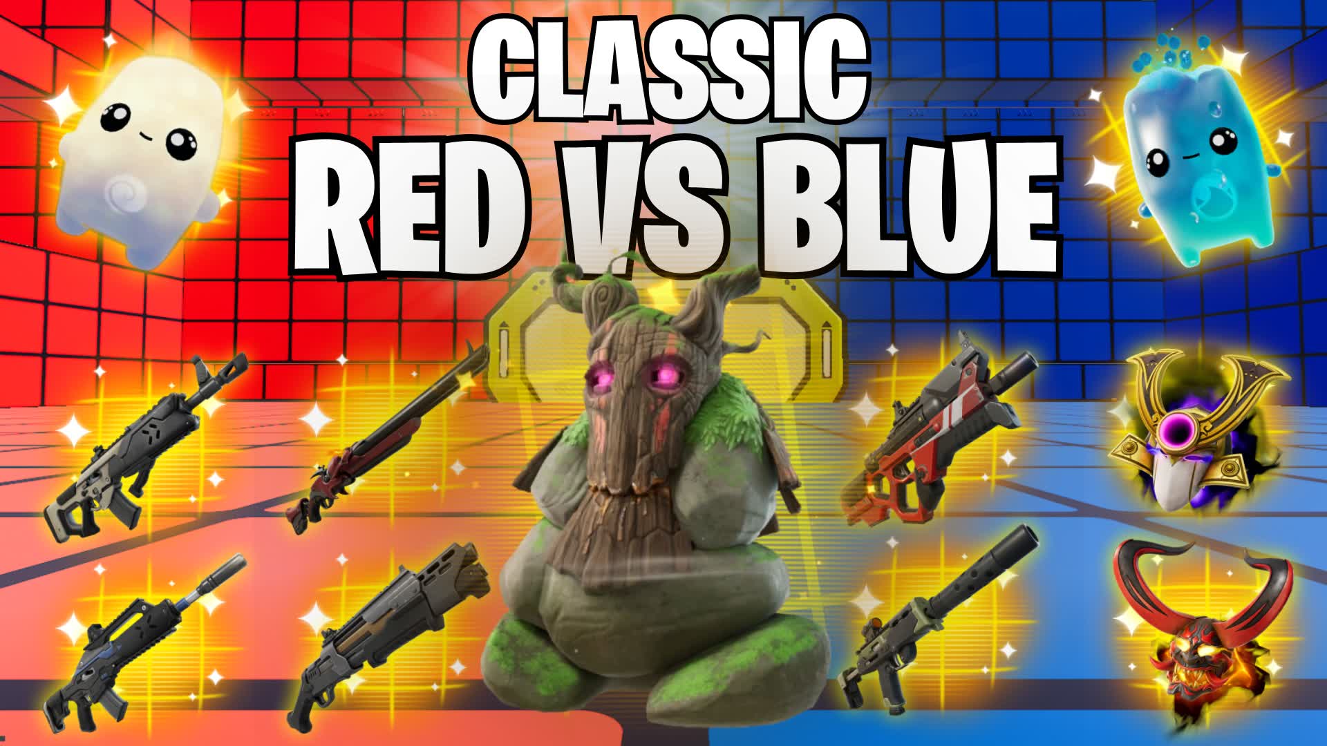 CLASSIC RED VS BLUE 🔴🔵 - ALL WEAPONS 9871-9885-0107 by nious - Fortnite ...