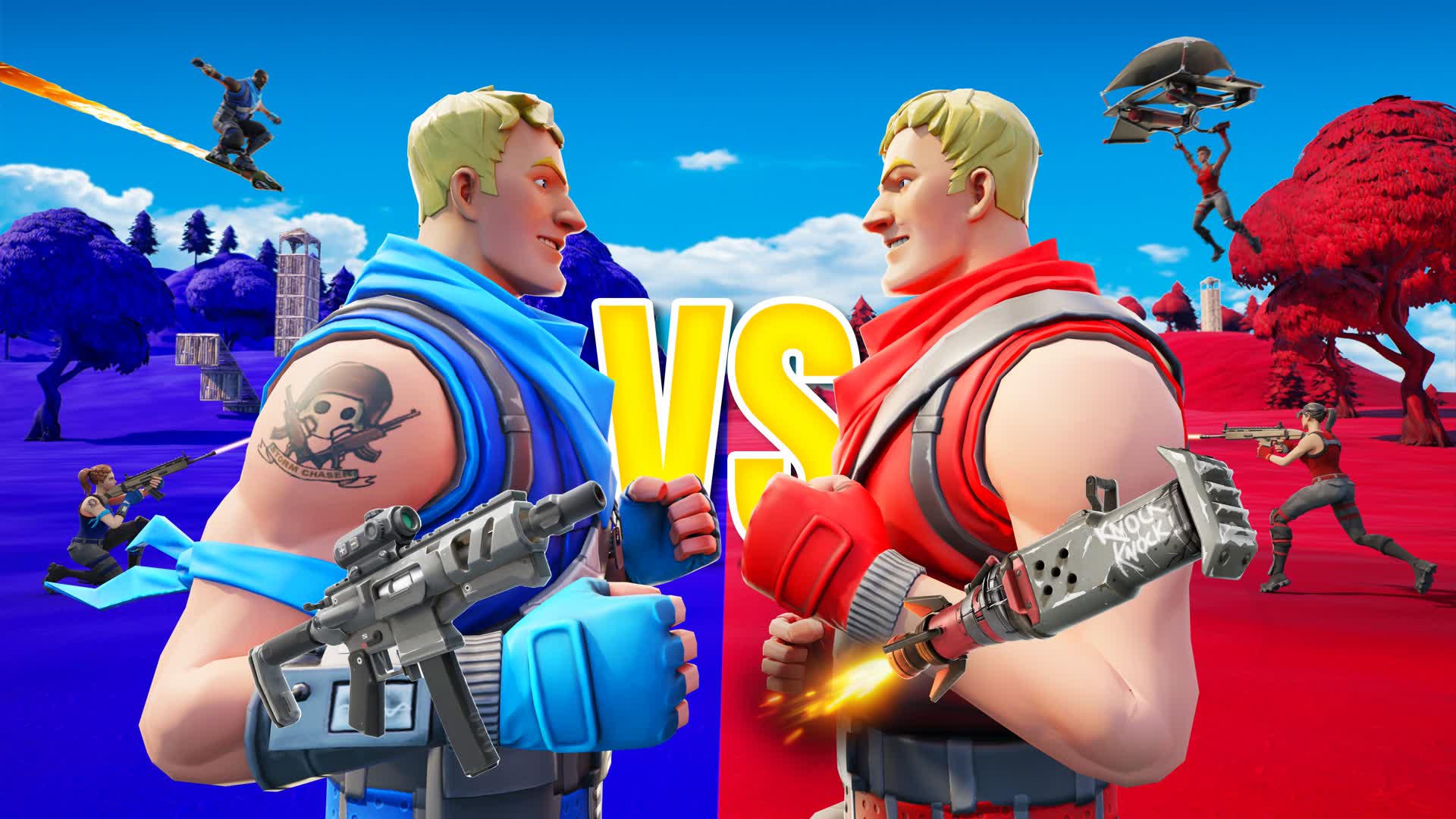 💯Default Red Vs Blue🔵 8897-5552-4775 by chaosforge - Fortnite Creative ...