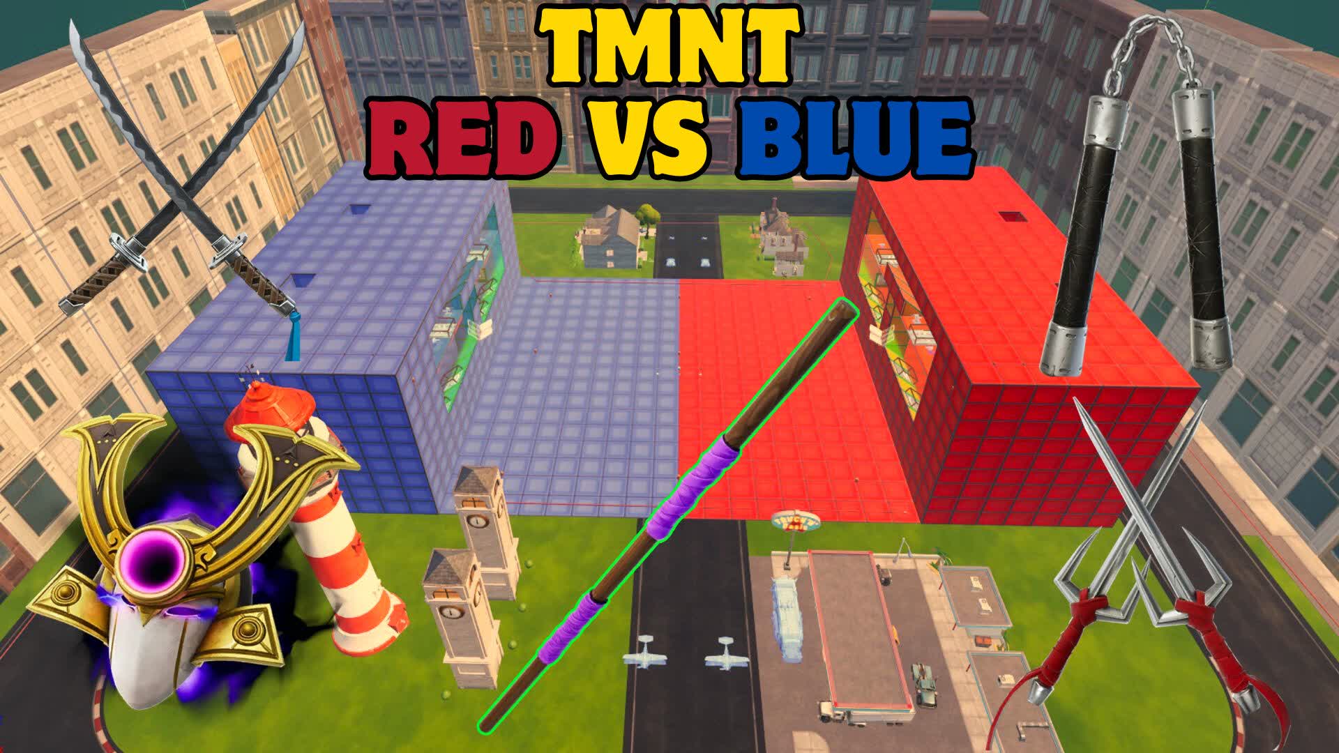 TMNT - SUPER BLUE VS RED 1711-0340-8803 by studiotx3 - Fortnite ...