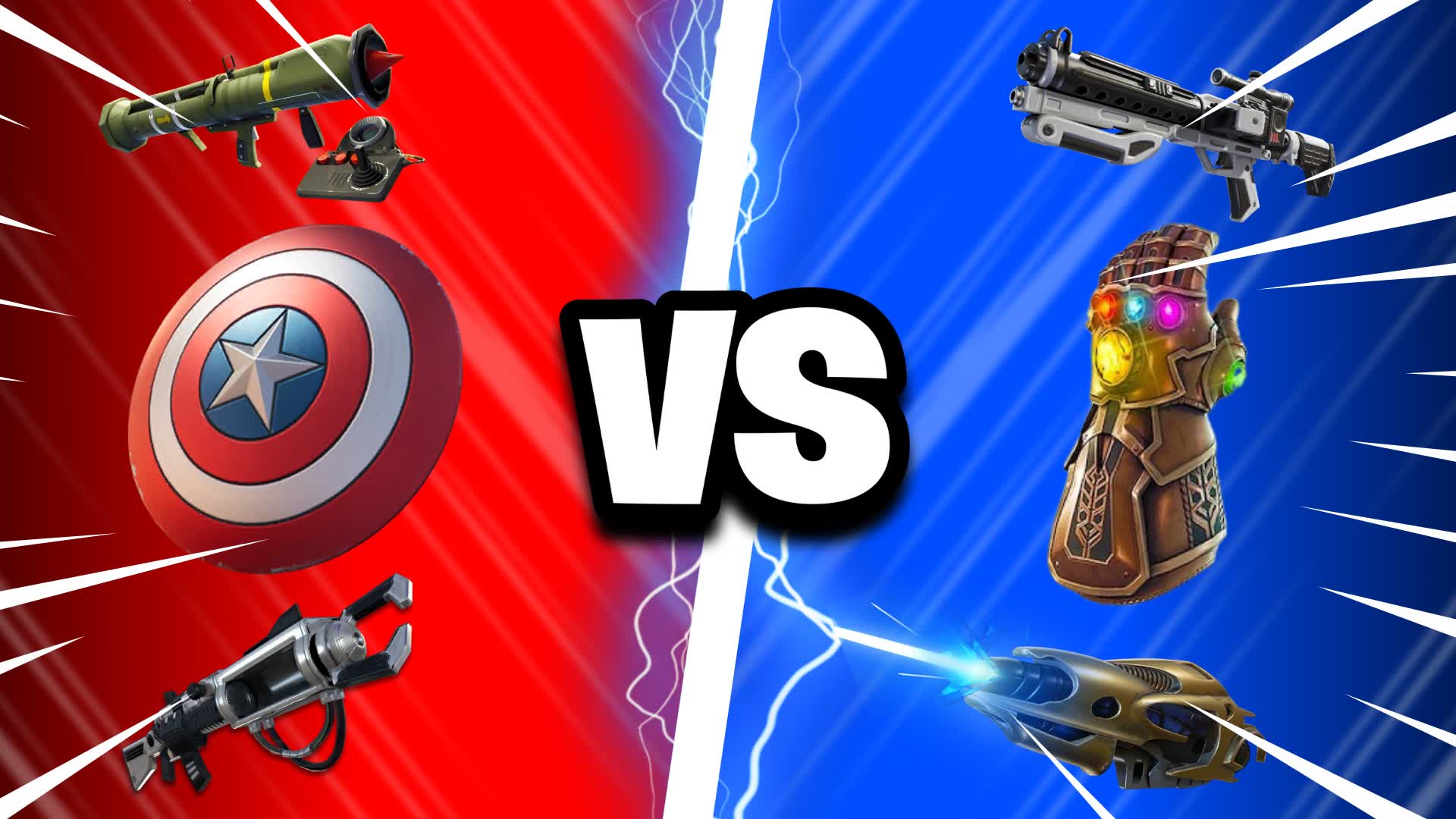 Vaulted Guns Red vs Blue - 4727-3081-7190 | Fortnite Zone