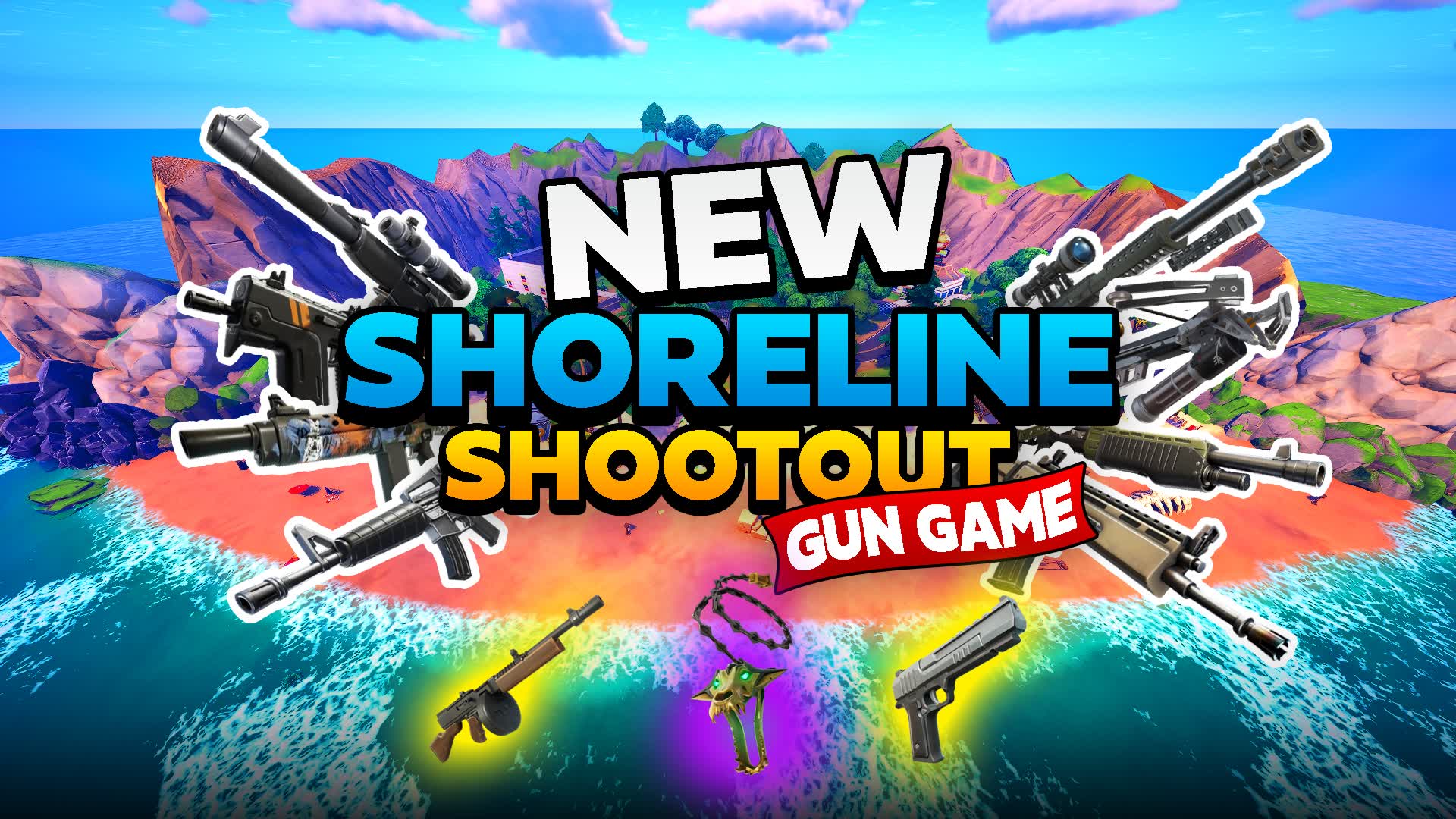 🌊Crazy Shoreline Shootout🌊 - Gun Game 7025-8235-6488 by goattifi ...