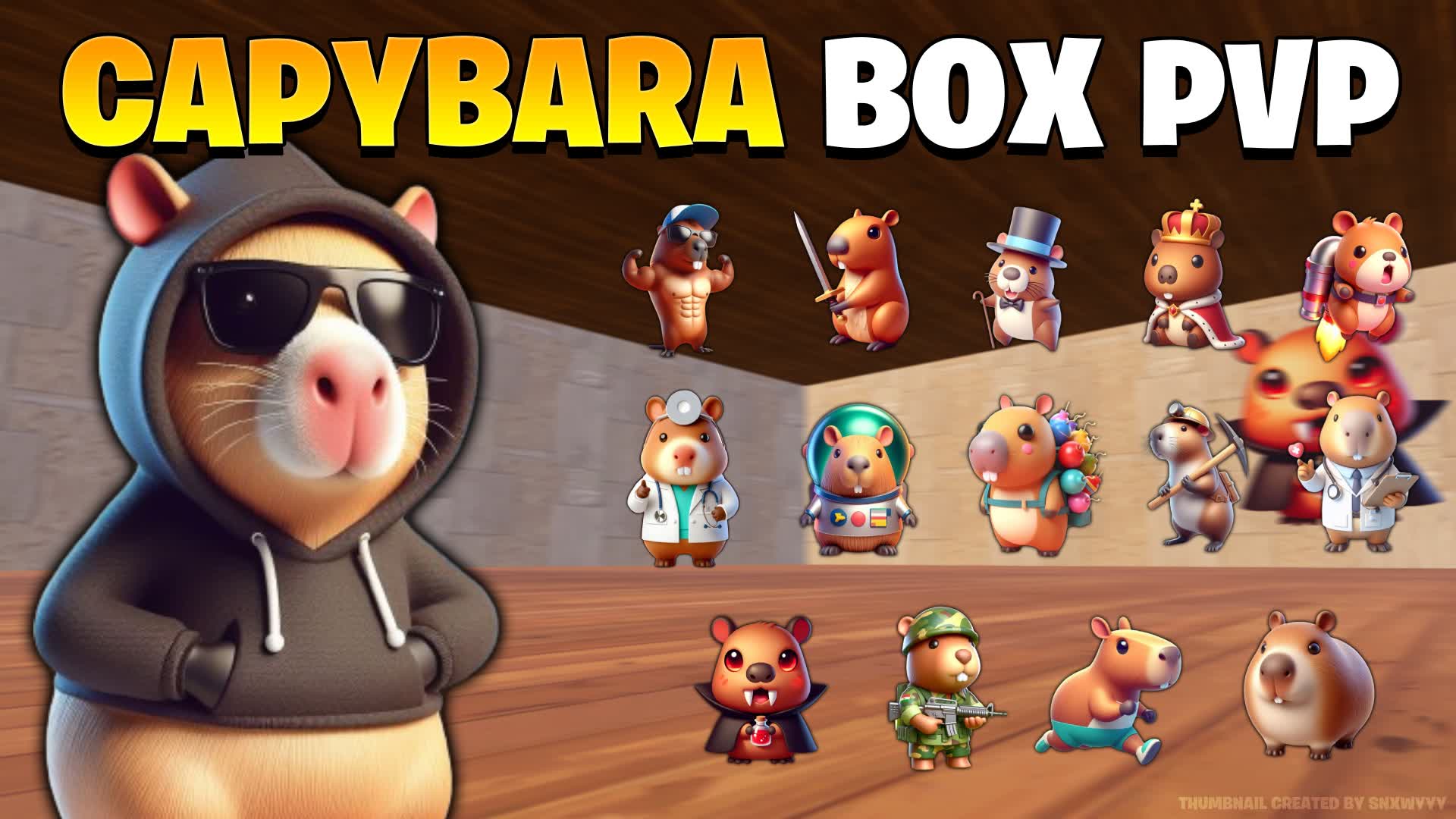 🐹CAPYBARA BOX PVP📦 9744-7413-3605 par snowarmy - Fortnite
