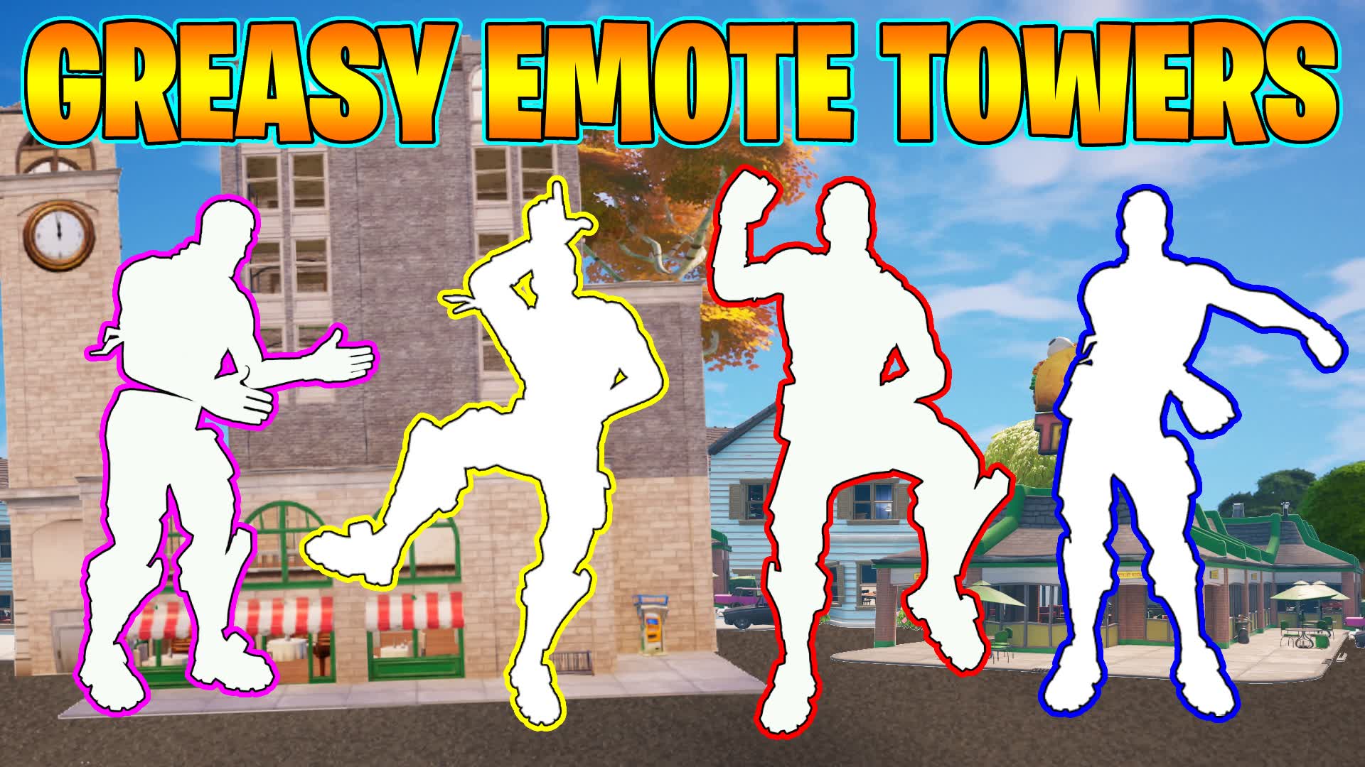 OG GREASY EMOTE TOWERS - FFA 7474-0376-9619 by bennyhab - Fortnite ...