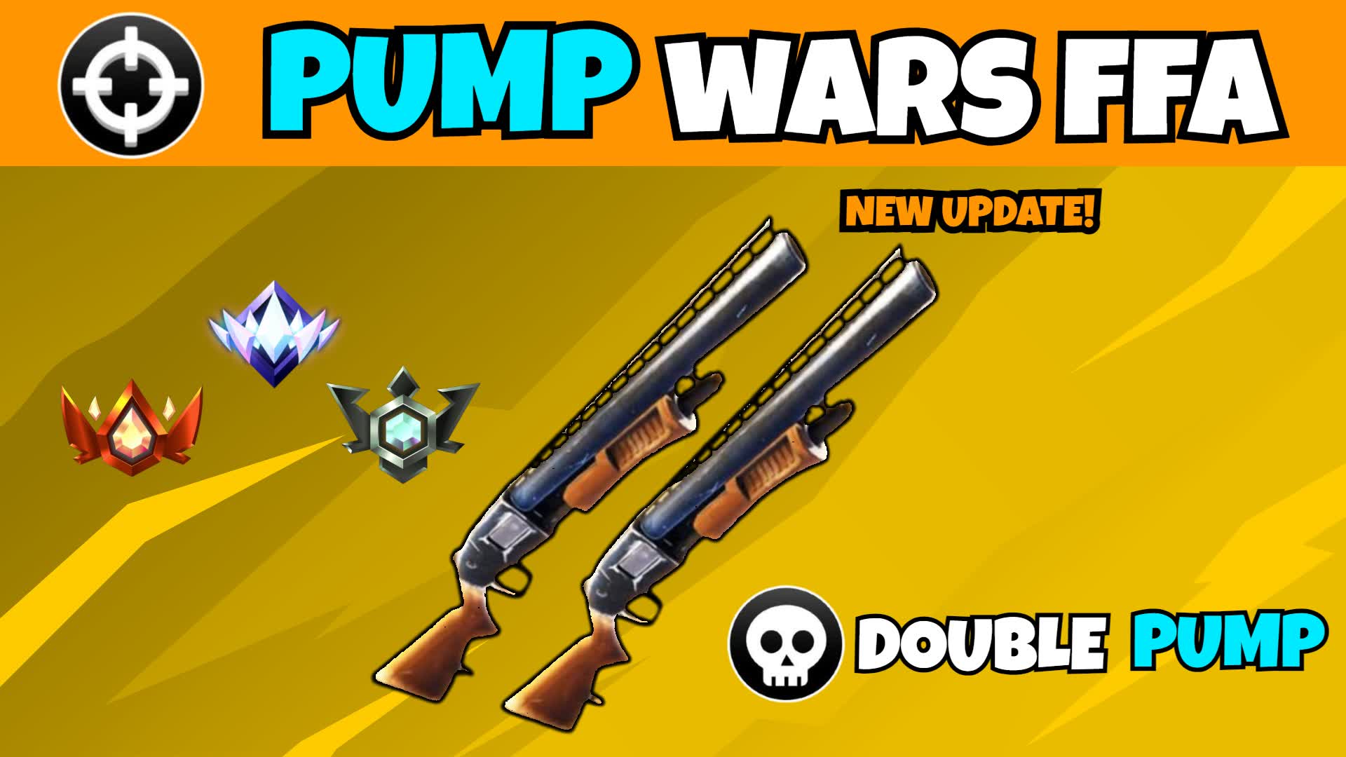 PUMP WARS 🎯 DOUBLE PUMP 🔫 4749-3881-4208 by sasifn - Fortnite Creative Map Code - Fortnite.GG