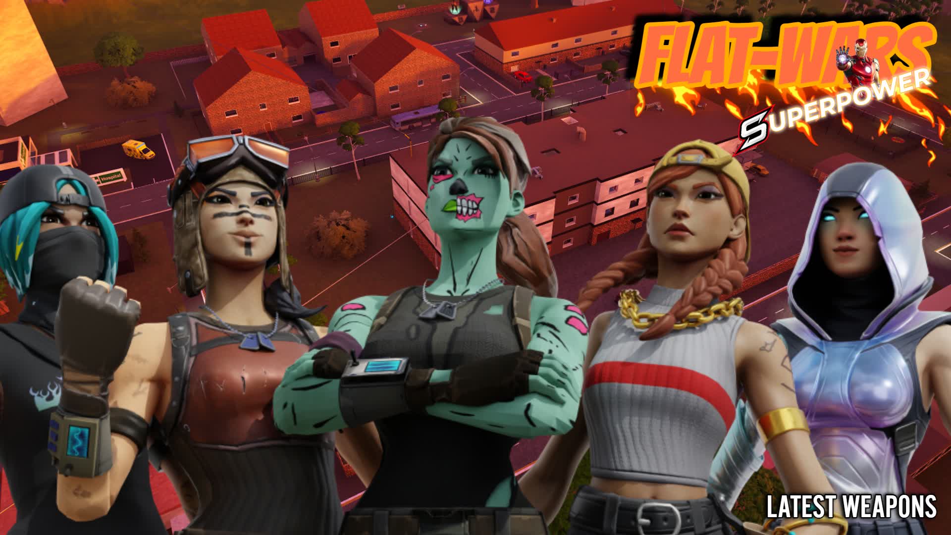 🔴 FLAT-WARS 🔴 6908-0830-0654 by dangermouse79 - Fortnite Creative Map ...