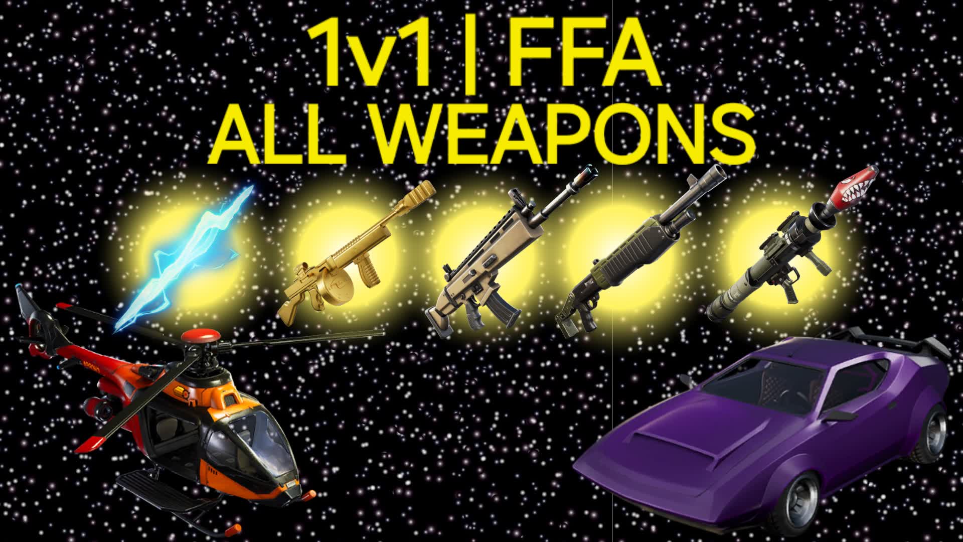 1V1/FFA | ALL GUNS 2870-4345-2989 by mx-5 - Fortnite Creative Map Code - Fortnite.GG