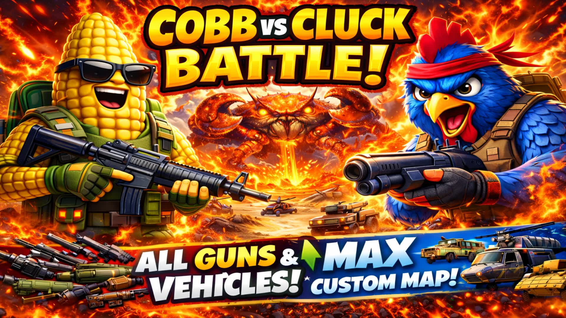 🟡 COBB VS CLUCK 🔵 5342-3146-8716 by tonydrg - Fortnite Creative Map ...