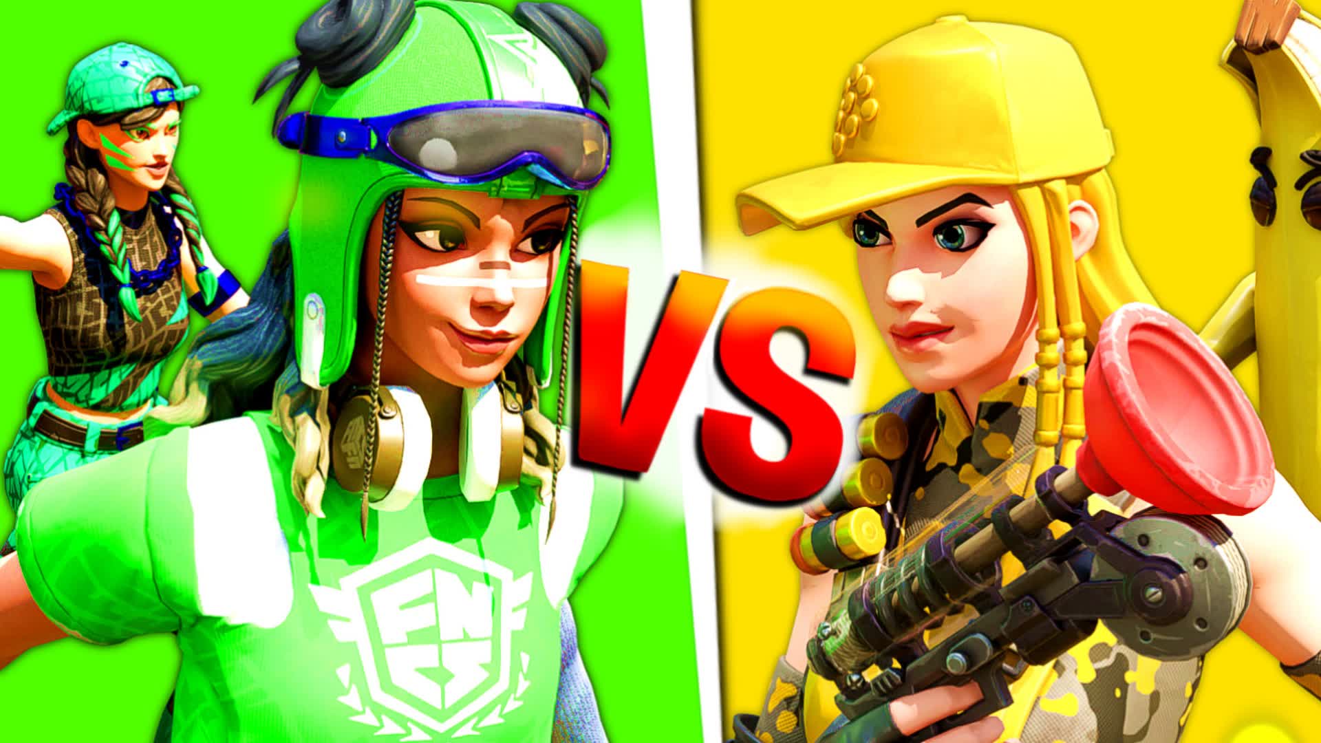 🟢GREEN VS YELLOW🟡 [NEW] 5781-0112-6135 by vrozix2 - Fortnite Creative ...