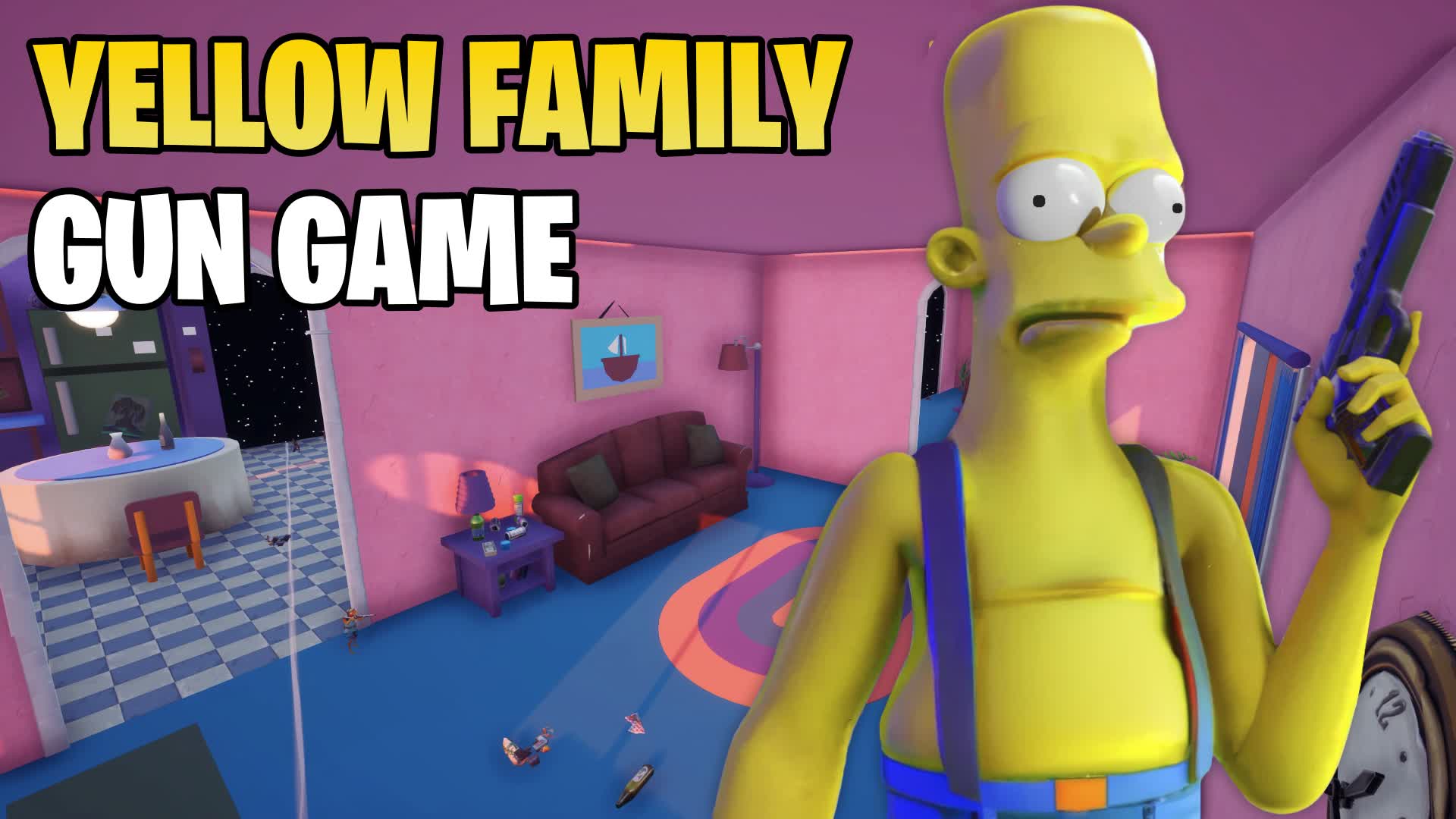 Yellow Family Gun Game 💥 3088-5623-7294 by ube - Fortnite Creative Map ...