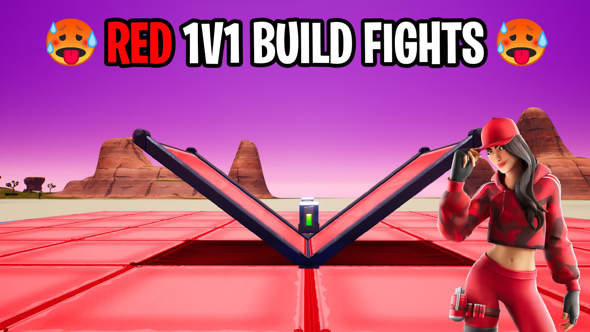 🥵 RED 1V1 BUILD FIGHTS 红色的 أحمر 🥵 7532-6997-6878 by outer - Fortnite Creative Map Code - Fortnite.GG