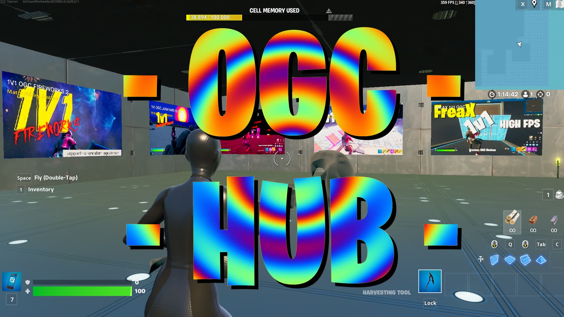 OGC HUB 8231-4245-6305 by ogcsteiner - Fortnite Creative Map Code - Fortnite.GG