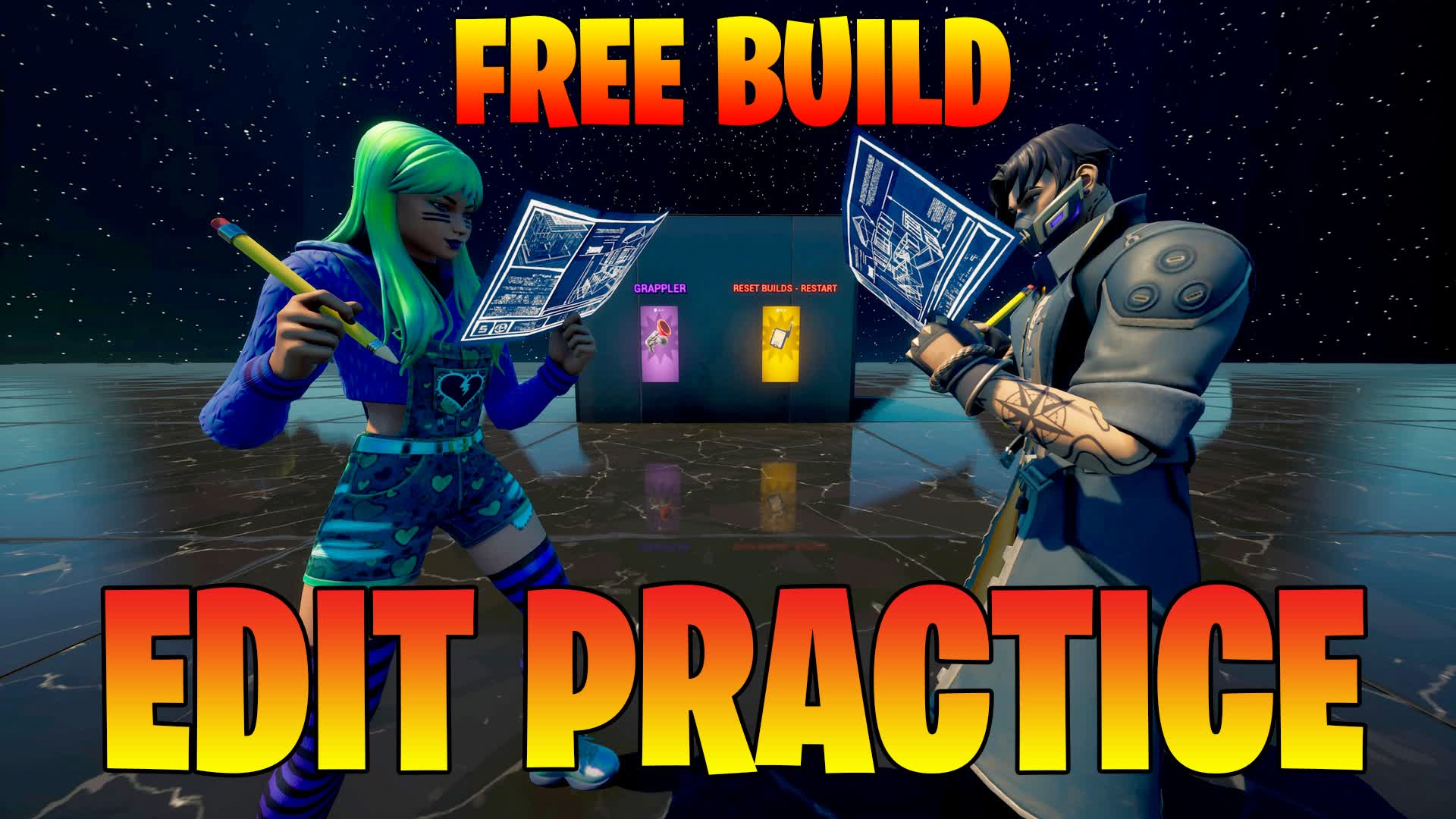 Juega 👑 FREE BUILD - EDIT PRACTICE 👑 - 2323-5684-8093 | Fortnite Zone