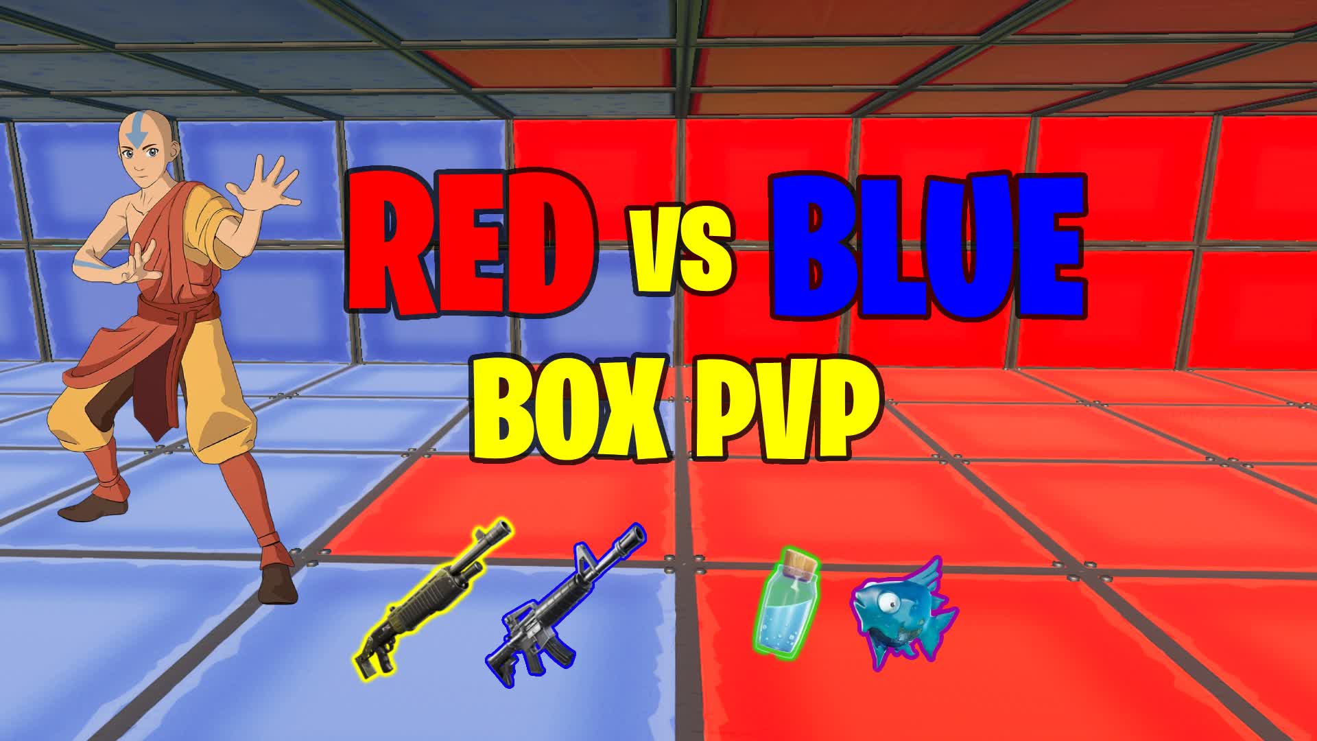 RED VS BLUE BOX PVP 📦 AVATAR EDITION 8479-4069-3240 by ah9n - Fortnite ...
