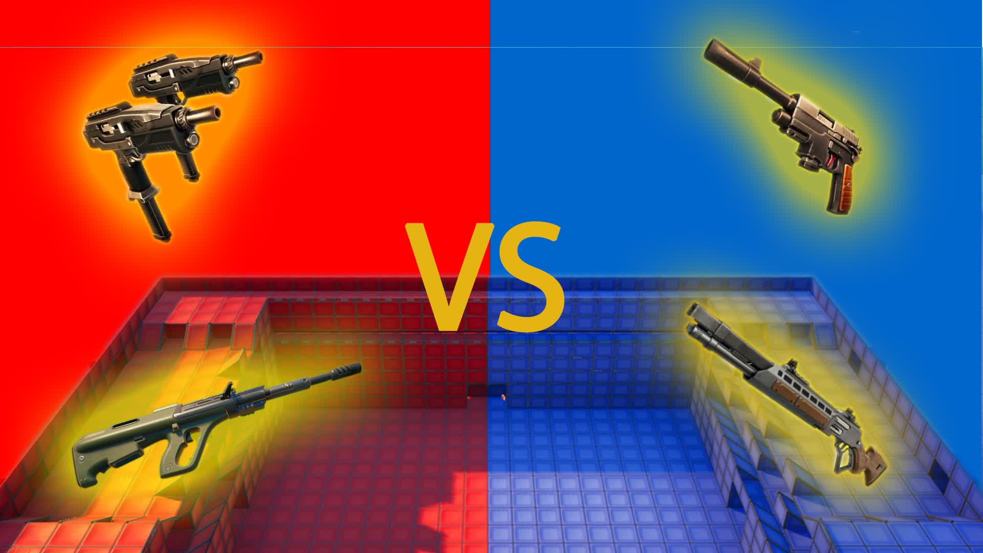 real Red🔴VS🔵Blue 1368-5232-6336 by macmax - Fortnite Creative Map Code - Fortnite.GG