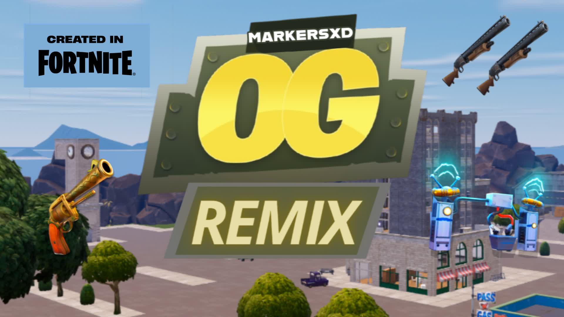 OG Remix Zone Wars 1666-9190-6944 by markers - Fortnite Creative Map ...