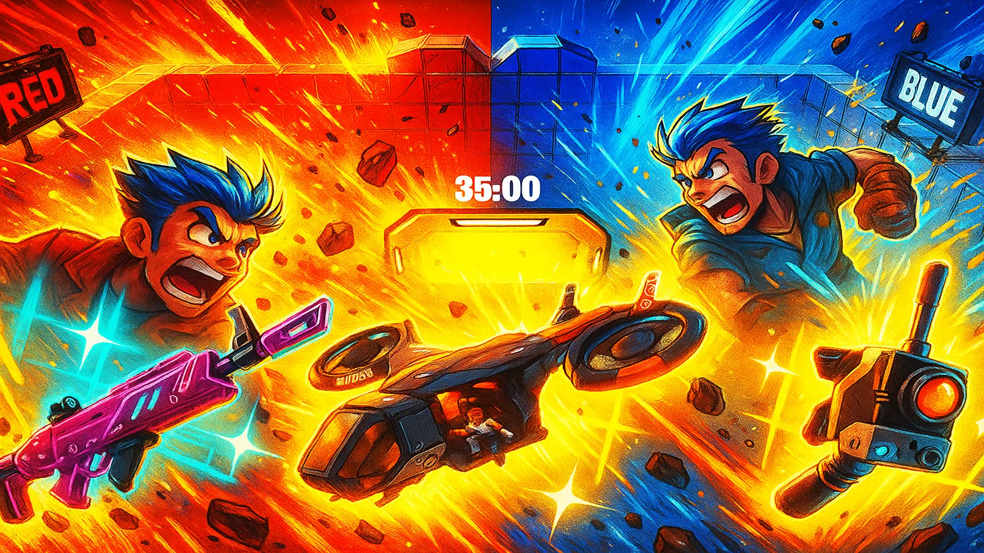 SPEED RED VS BLUE 🔴🔵 0018-3026-1560 by scsc - Fortnite Creative Map ...