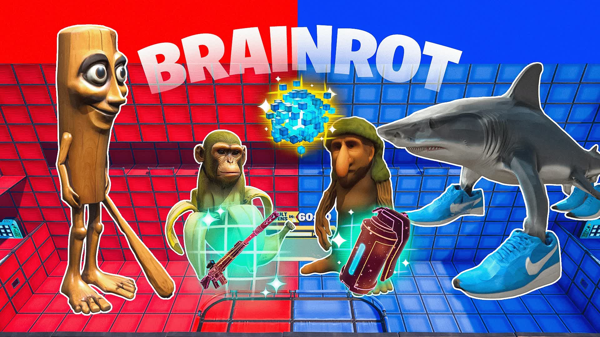 SIMPLE BRAIN ROT RED VS BLUE 🔴🔵 0267-2147-6521 by n1kola - Fortnite ...