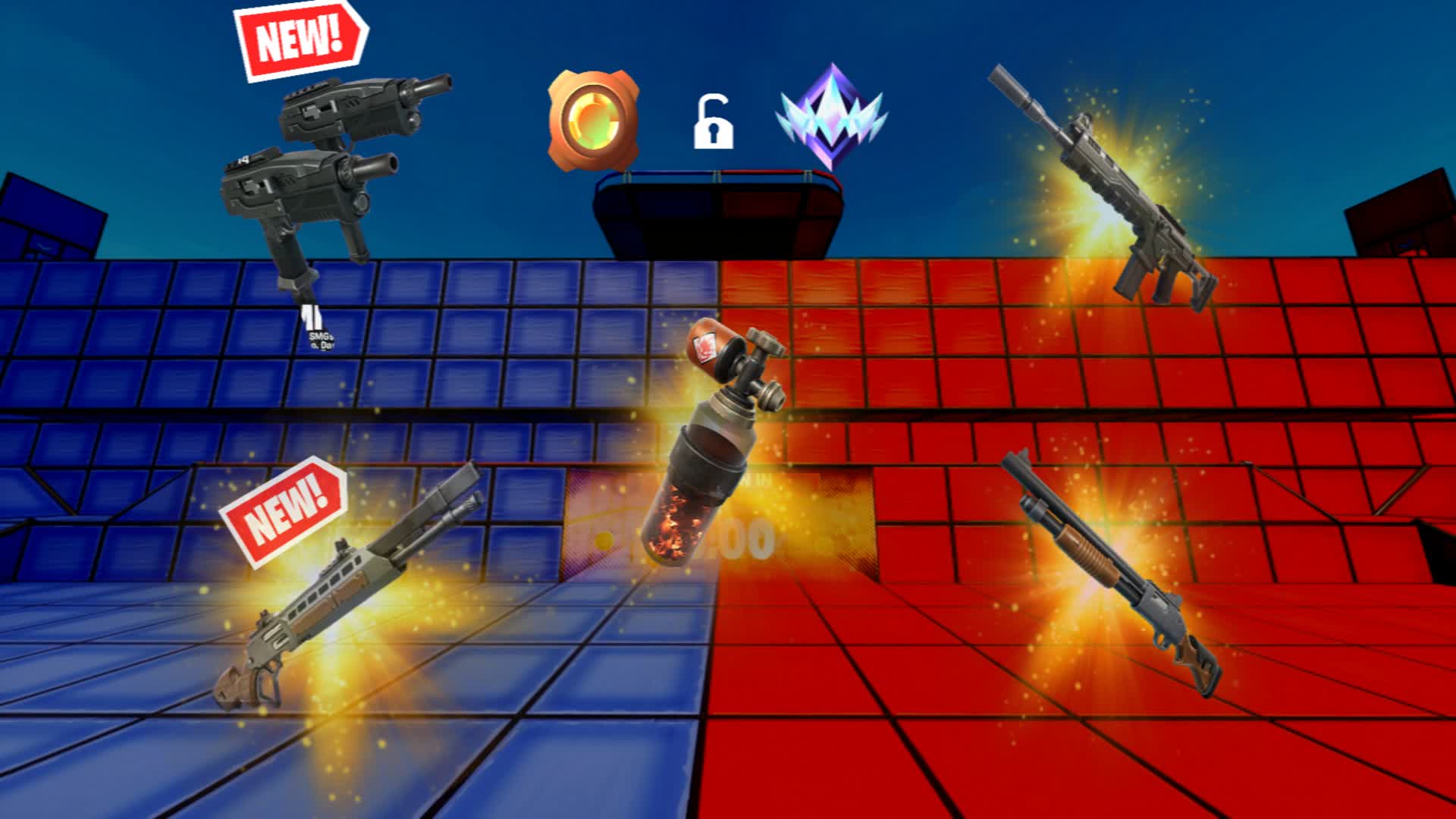 🏆infinite red vs blue 🔴🔵🏆 7411-2410-4303 by spenoza - Fortnite Creative ...