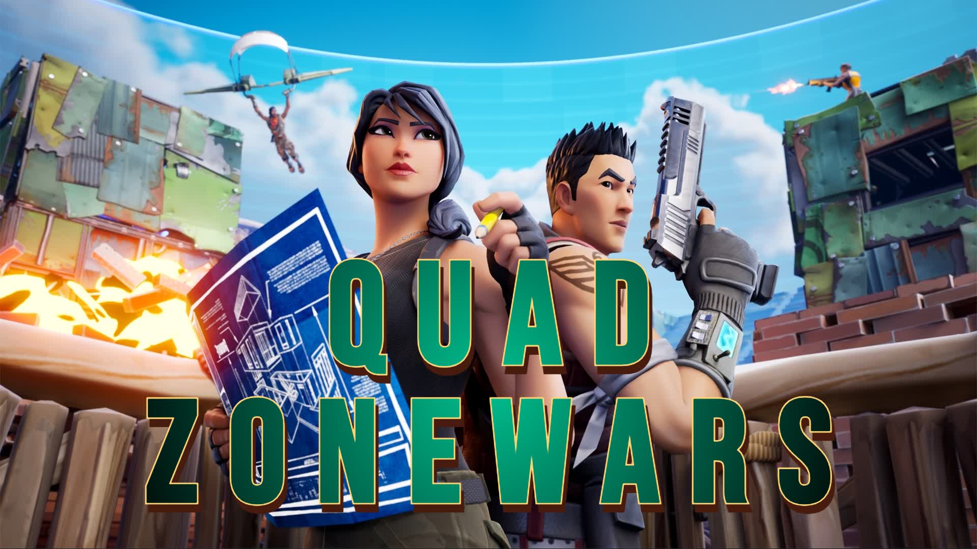 LEON'S QUADS ZONEWARS🥇 4828-1303-0971 by leon_novic - Fortnite Creative Map Code - Fortnite.GG