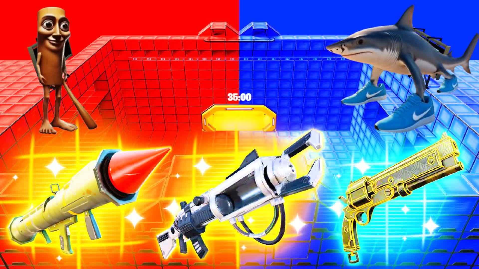 🧠 MEGA BRAINROT RED VS BLUE 🔴🔵 4780-4500-1946 by pezz - Fortnite ...