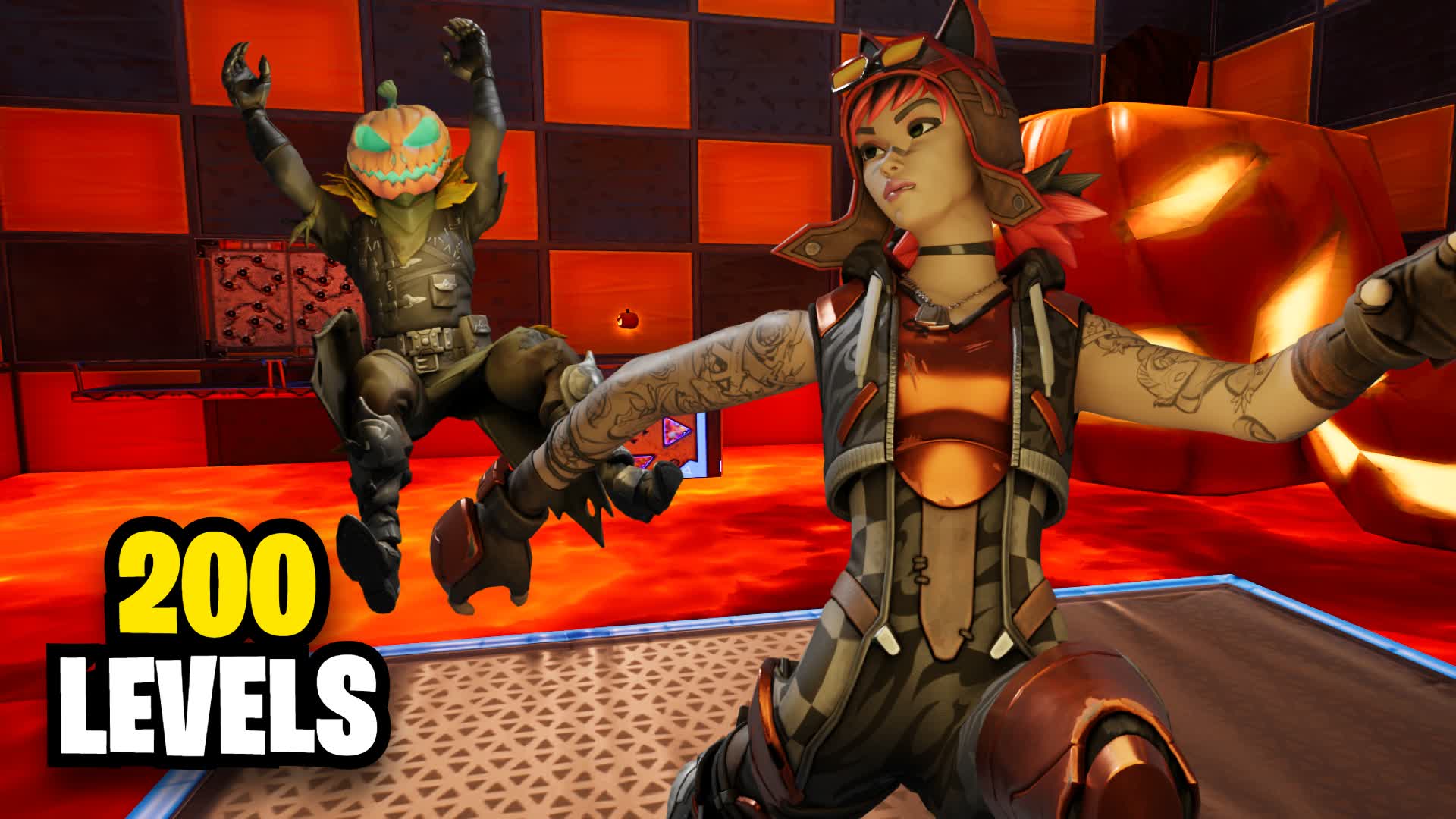 200+ LEVEL SPOOKY DEATHRUN🎃 9546-3234-9109 by salpha - Fortnite Creative Map Code - Fortnite.GG