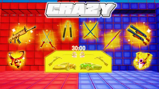 brko의 Crazy Red vs Blue Hero🔴🔵 1543-8446-2406 - 포트나이트