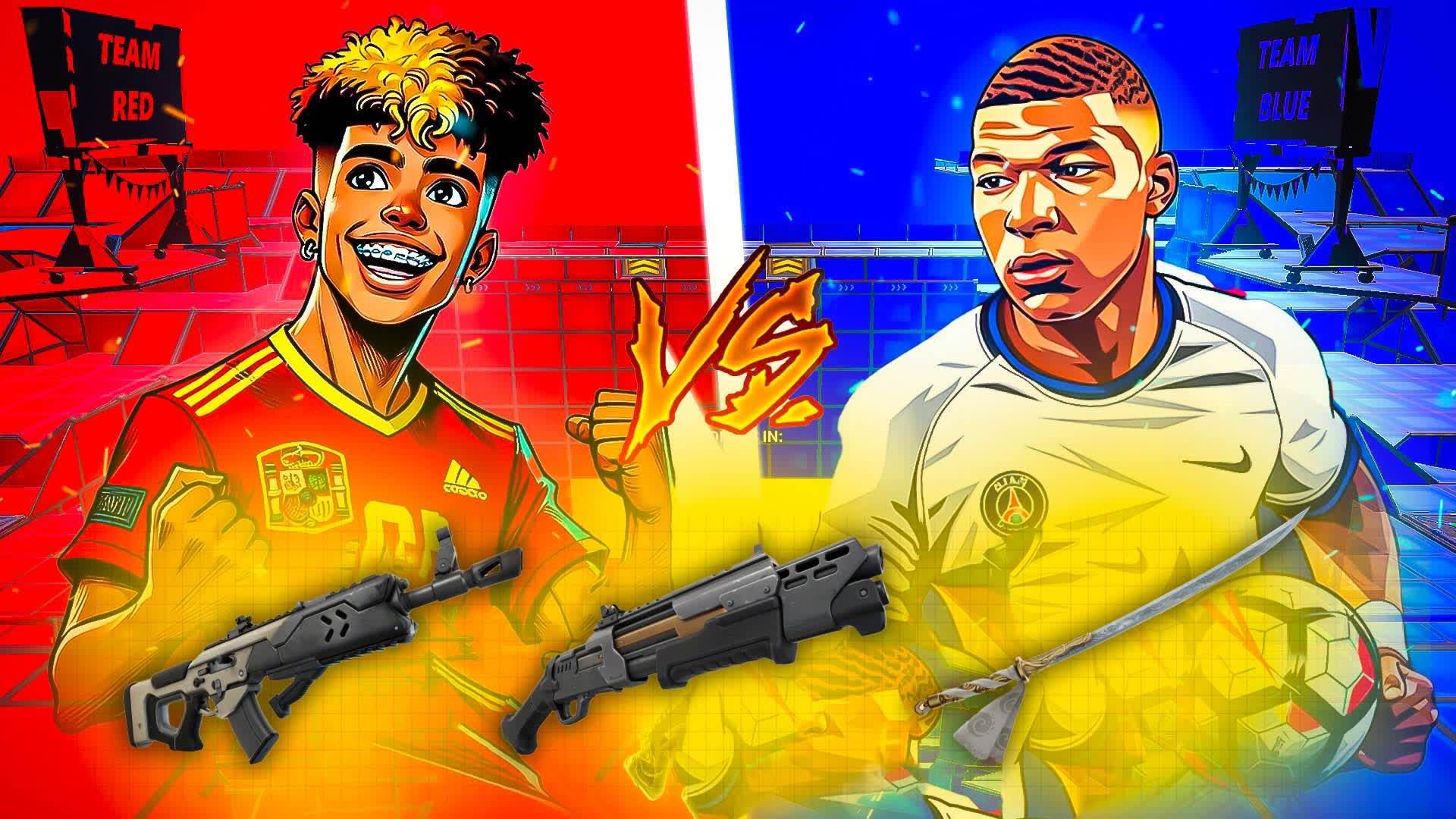 YAMAL VS MBAPPE 🔴🔵 RED VS BLUE 4172-7799-4139 by bavette - Fortnite ...