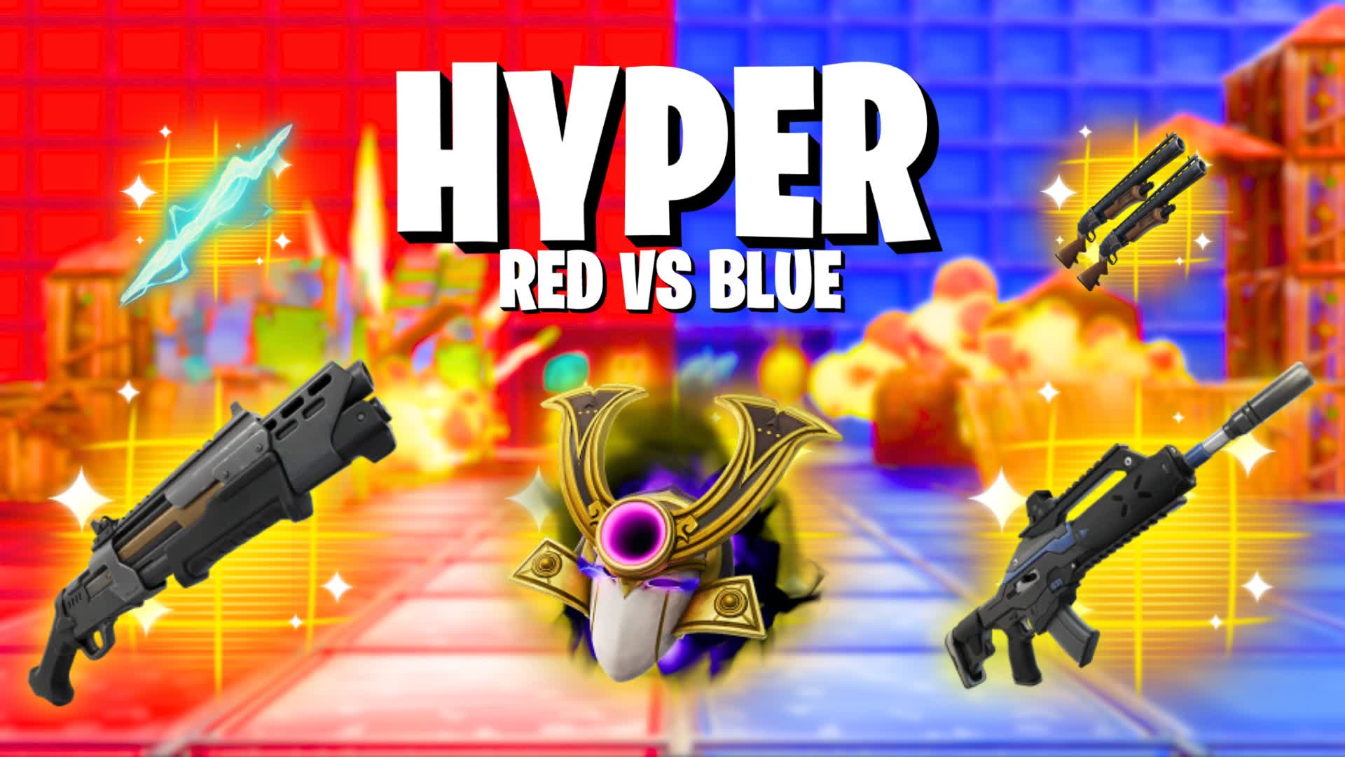 HYPER RED VS BLUE 🔴🔵 3991-2442-0241 by tensh - Fortnite Creative Map ...