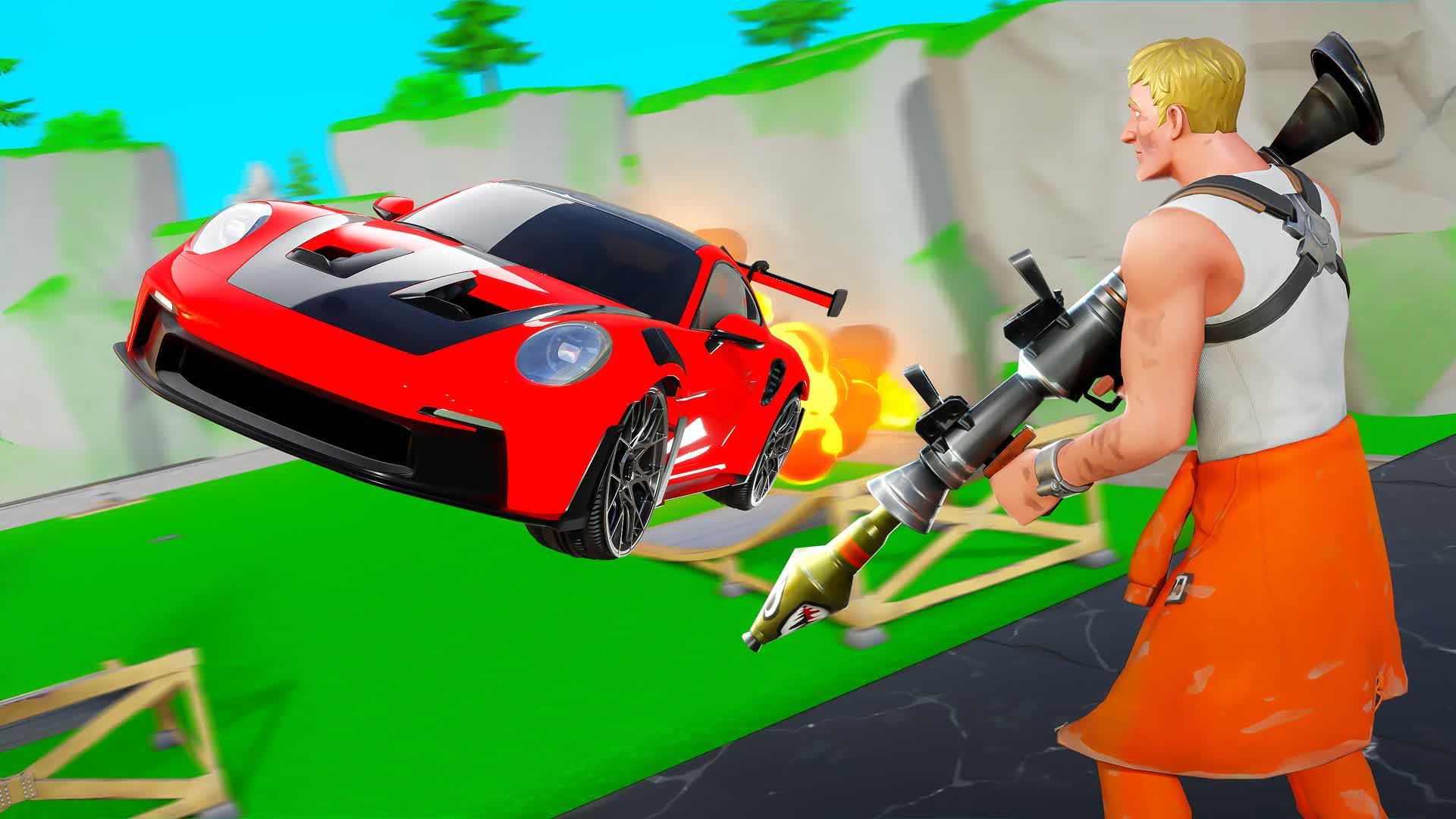 Rockets VS Cars 1008-0230-0290 stworzone przez2xriot – Fortnite