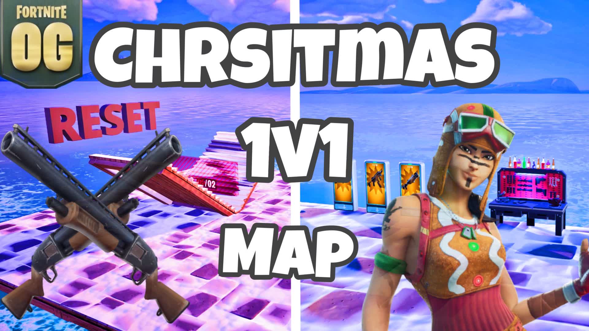 CHRISTMAS 1V1 MAP 🎅🎄NEW WEAPONS 💗 7128-5932-8063 by mexey - Fortnite ...