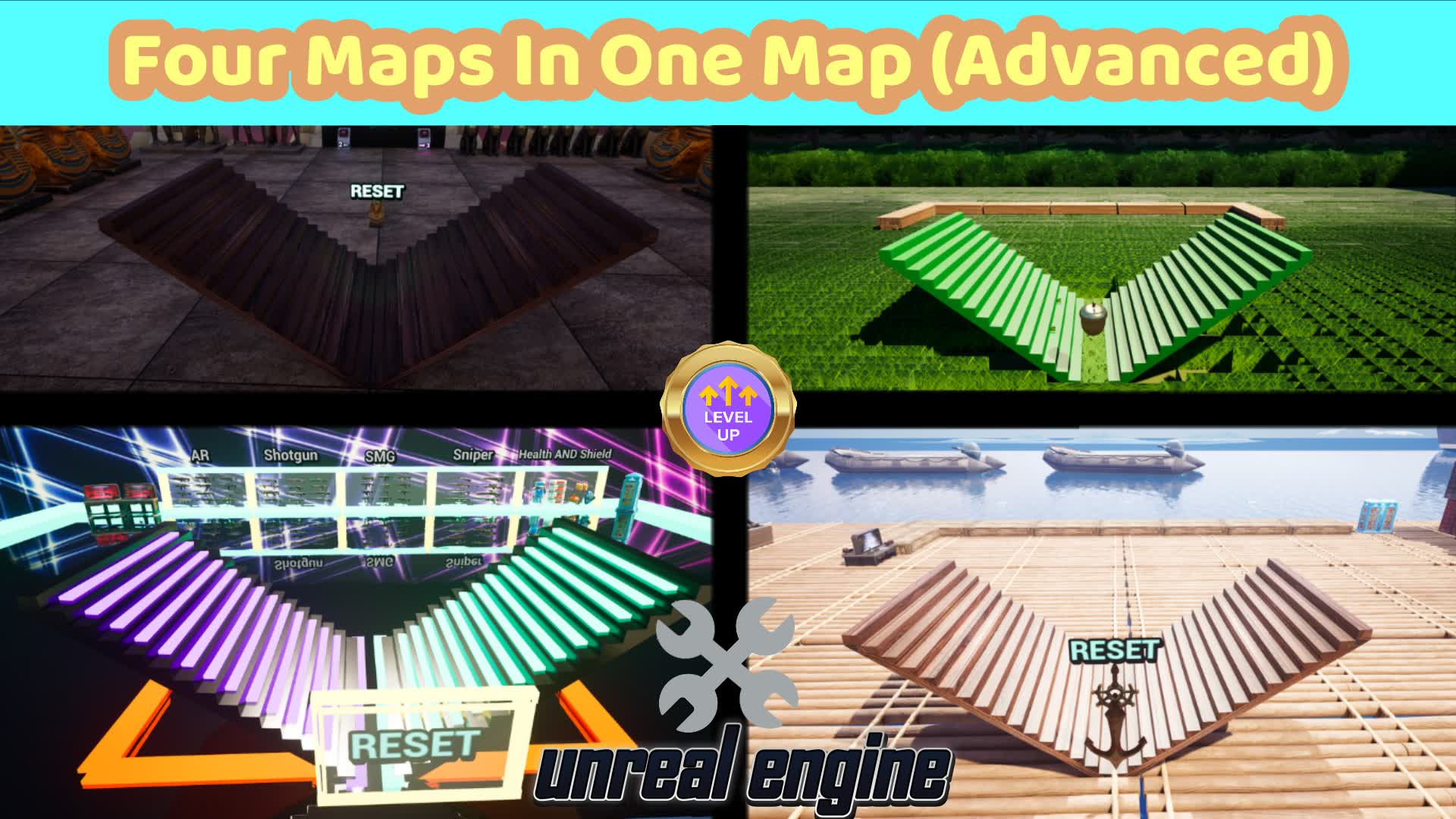 Four Corners 1v1 Showdown 0556-2724-3000 von modyassy – Fortnite