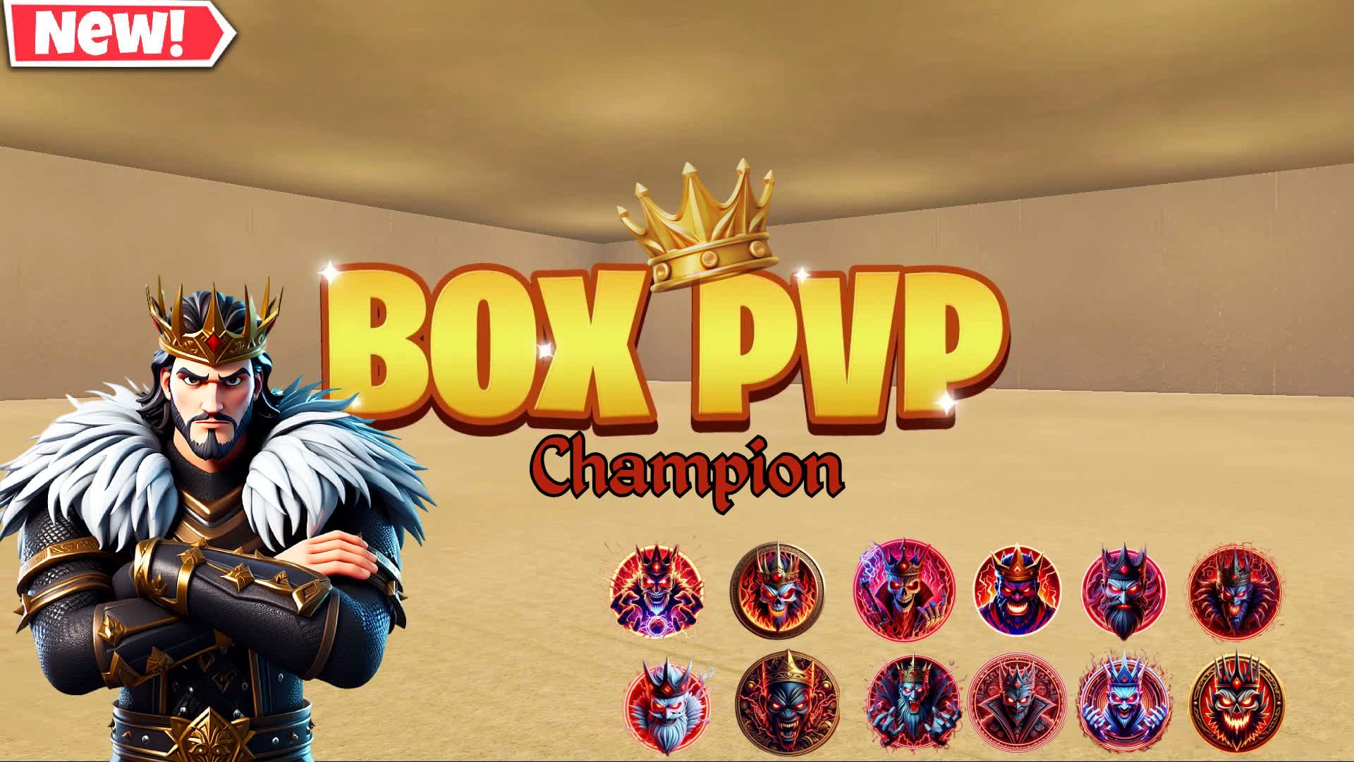 Box Fights Champion 5806-8248-8588 by r28 - Fortnite