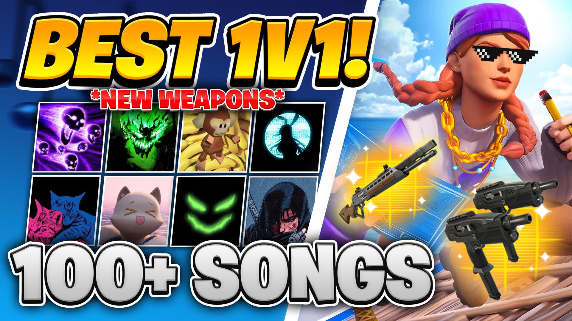 🏆BEST MUSIC 1V1🎵 [100+ SONGS] 7235-6514-3669 by cemaio - Fortnite Creative Map Code - Fortnite.GG